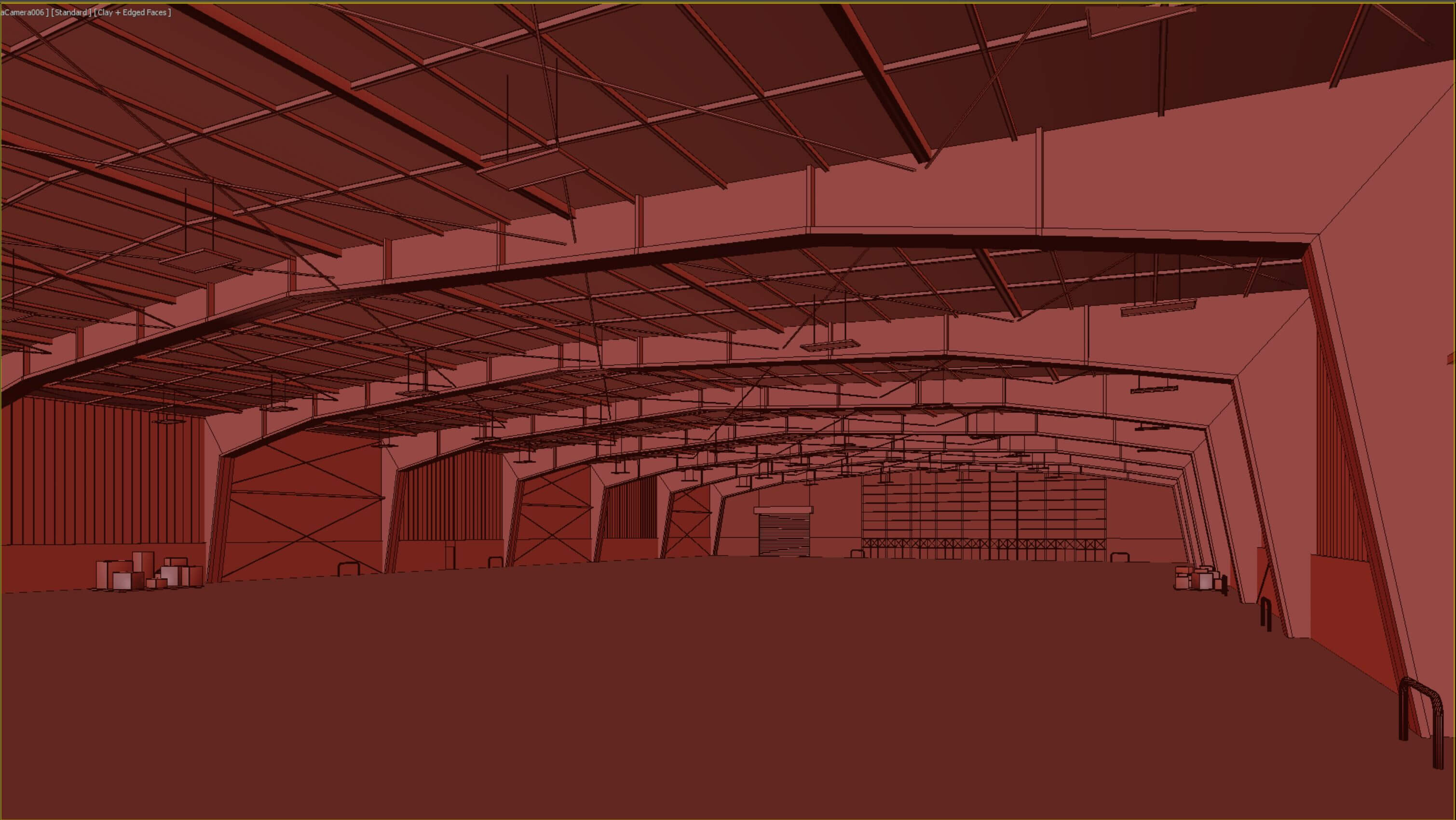 Low Poly Warehouse 09 - 3D Model by infinity vision