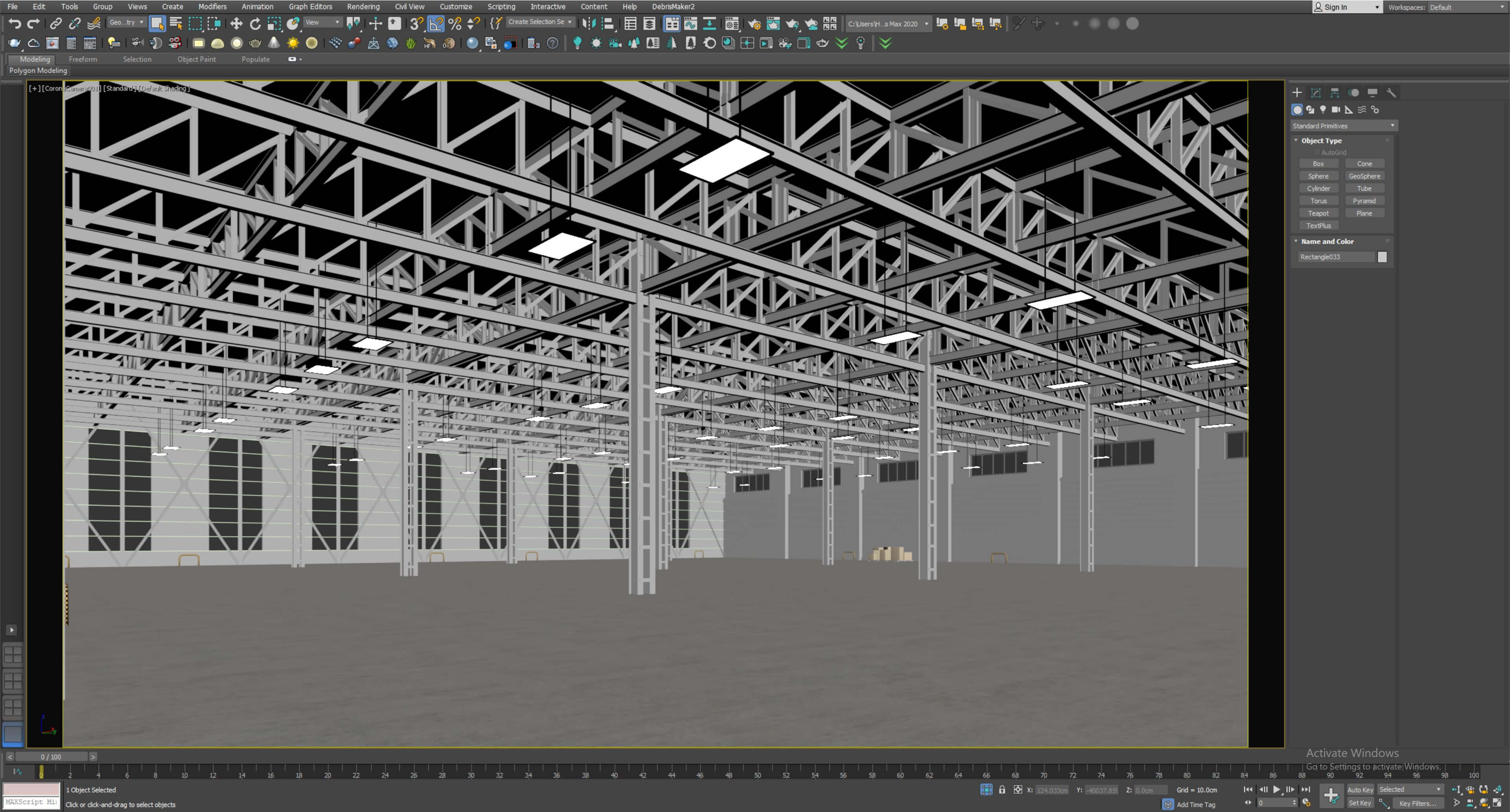 Low Poly Warehouse 10 - 3D Model by infinity vision