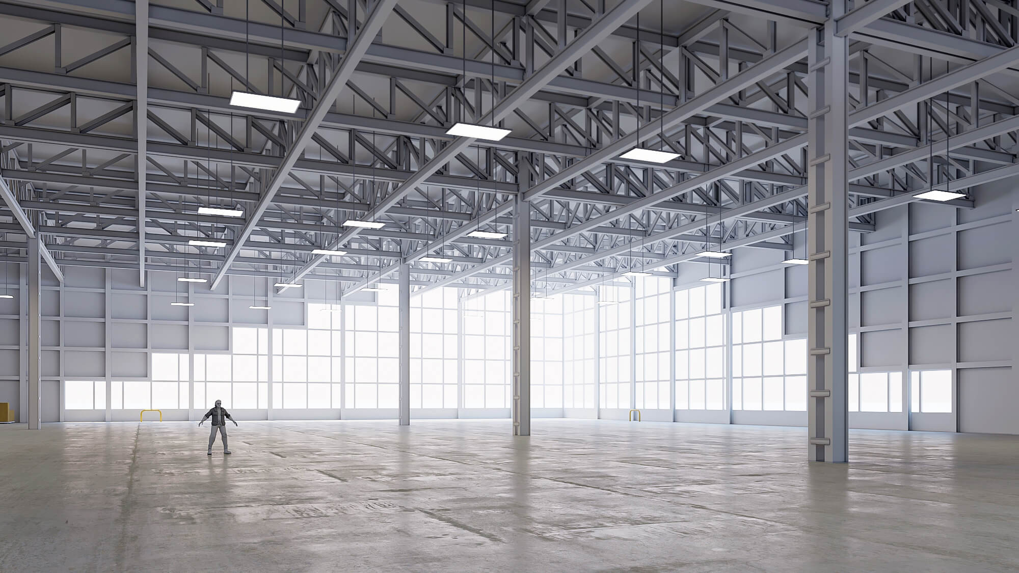 Low Poly Warehouse 12 - 3D Model by infinity vision