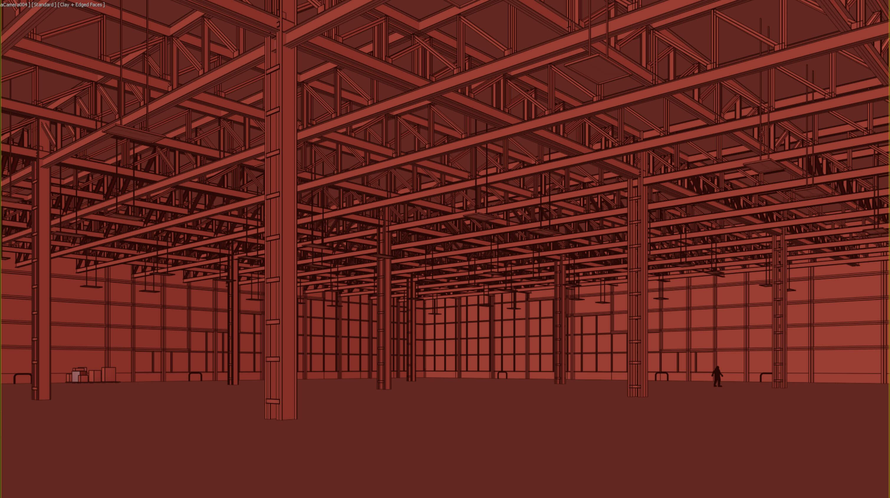 Low Poly Warehouse 12 - 3D Model by infinity vision