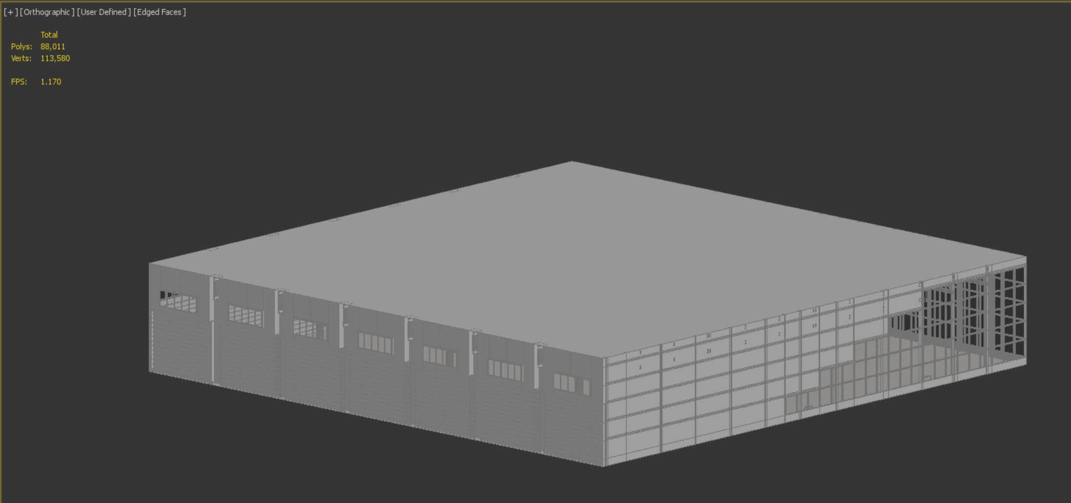 Low Poly Warehouse 12 - 3D Model by infinity vision