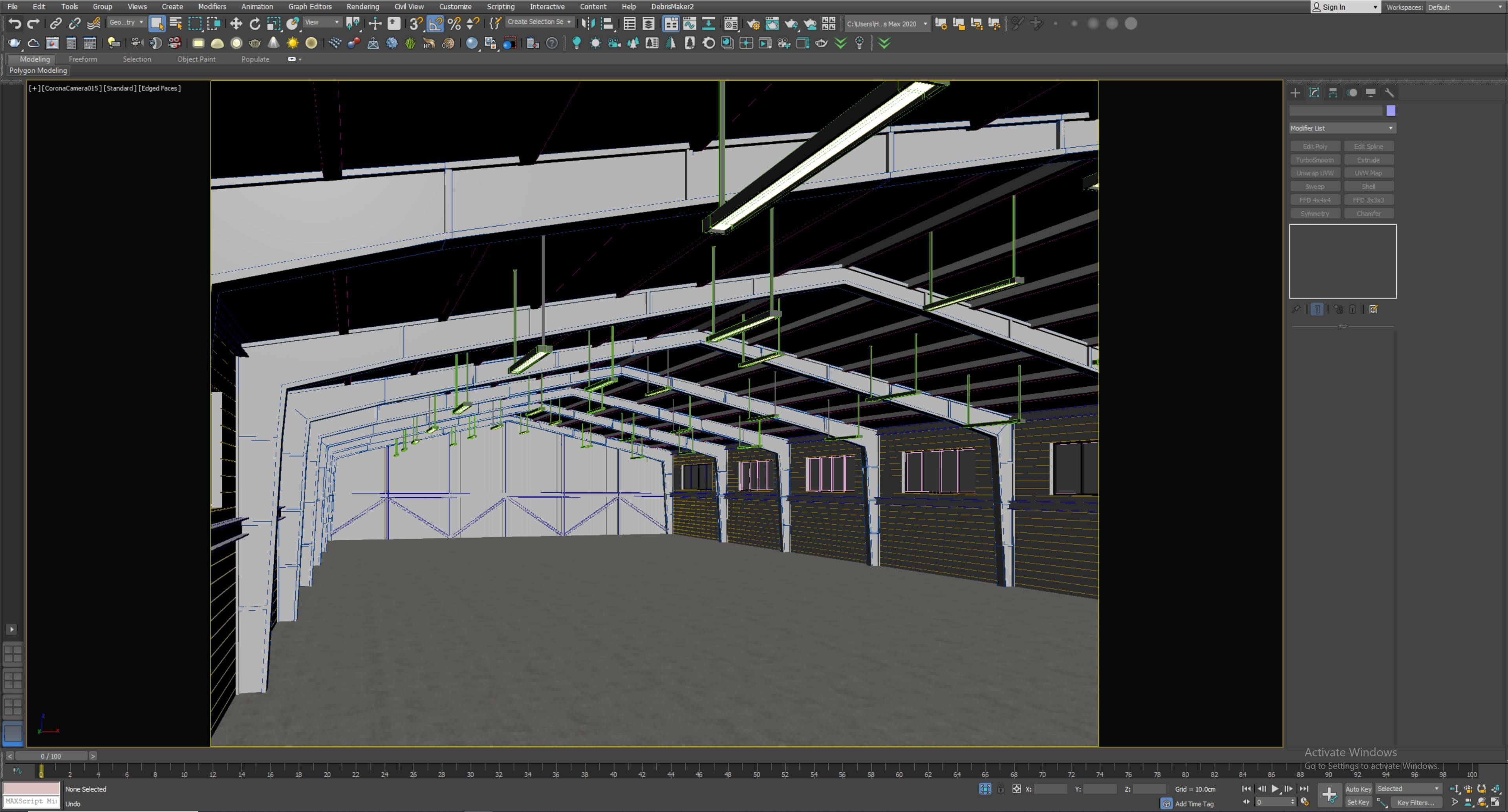 Low Poly Warehouse 15 - 3D Model by infinity vision
