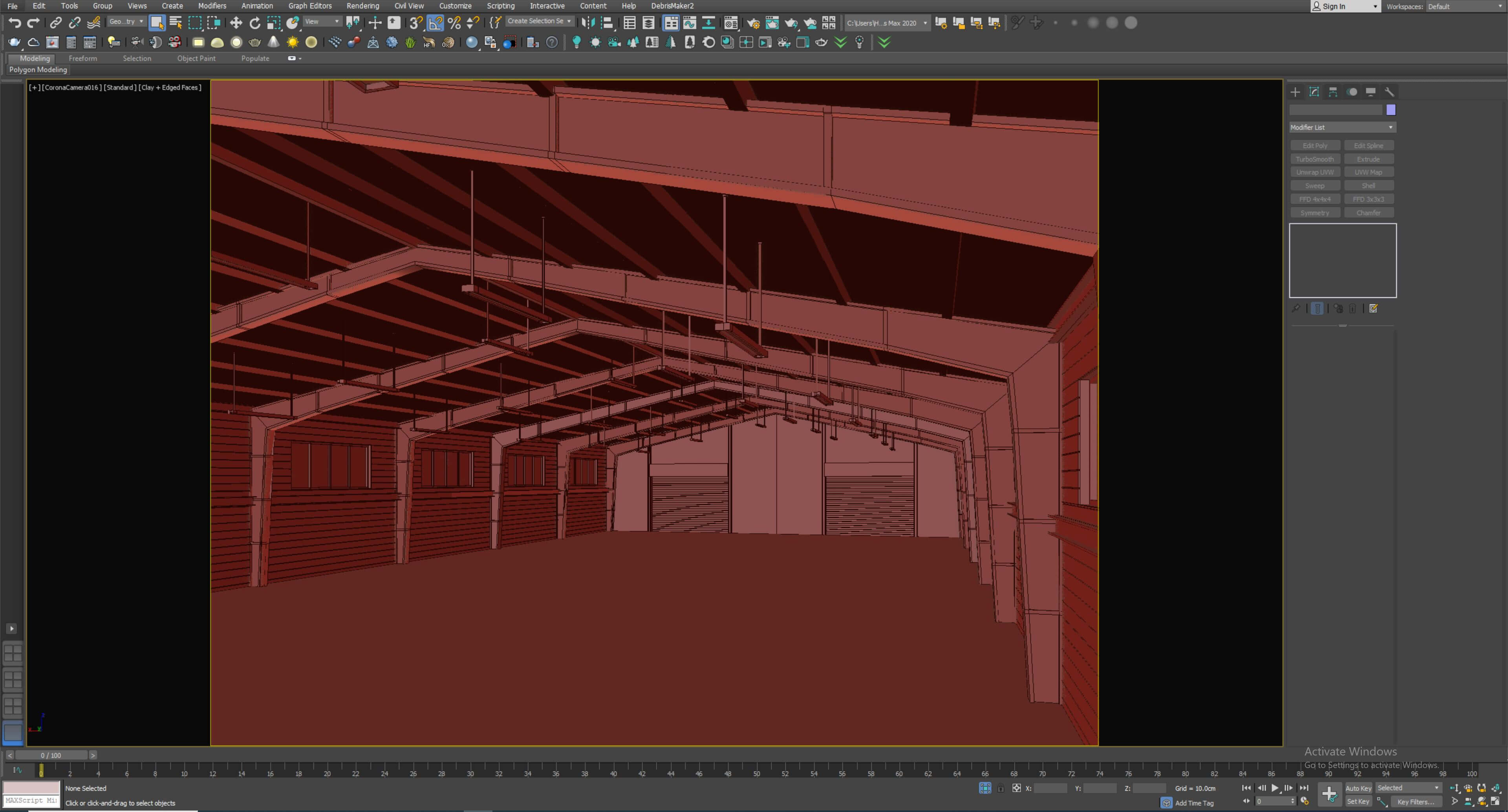 Low Poly Warehouse 15 - 3D Model by infinity vision