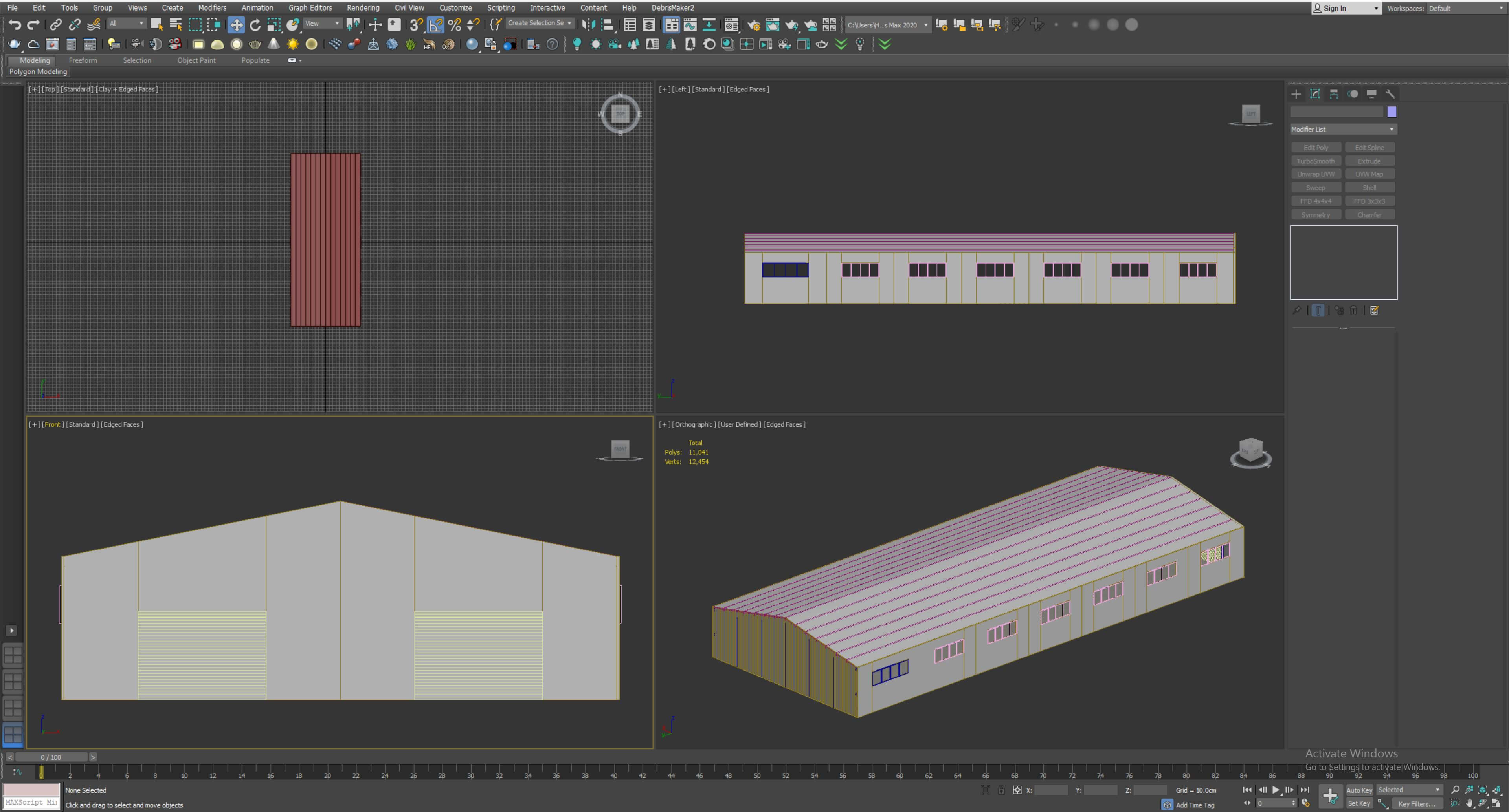Low Poly Warehouse 15 - 3D Model by infinity vision