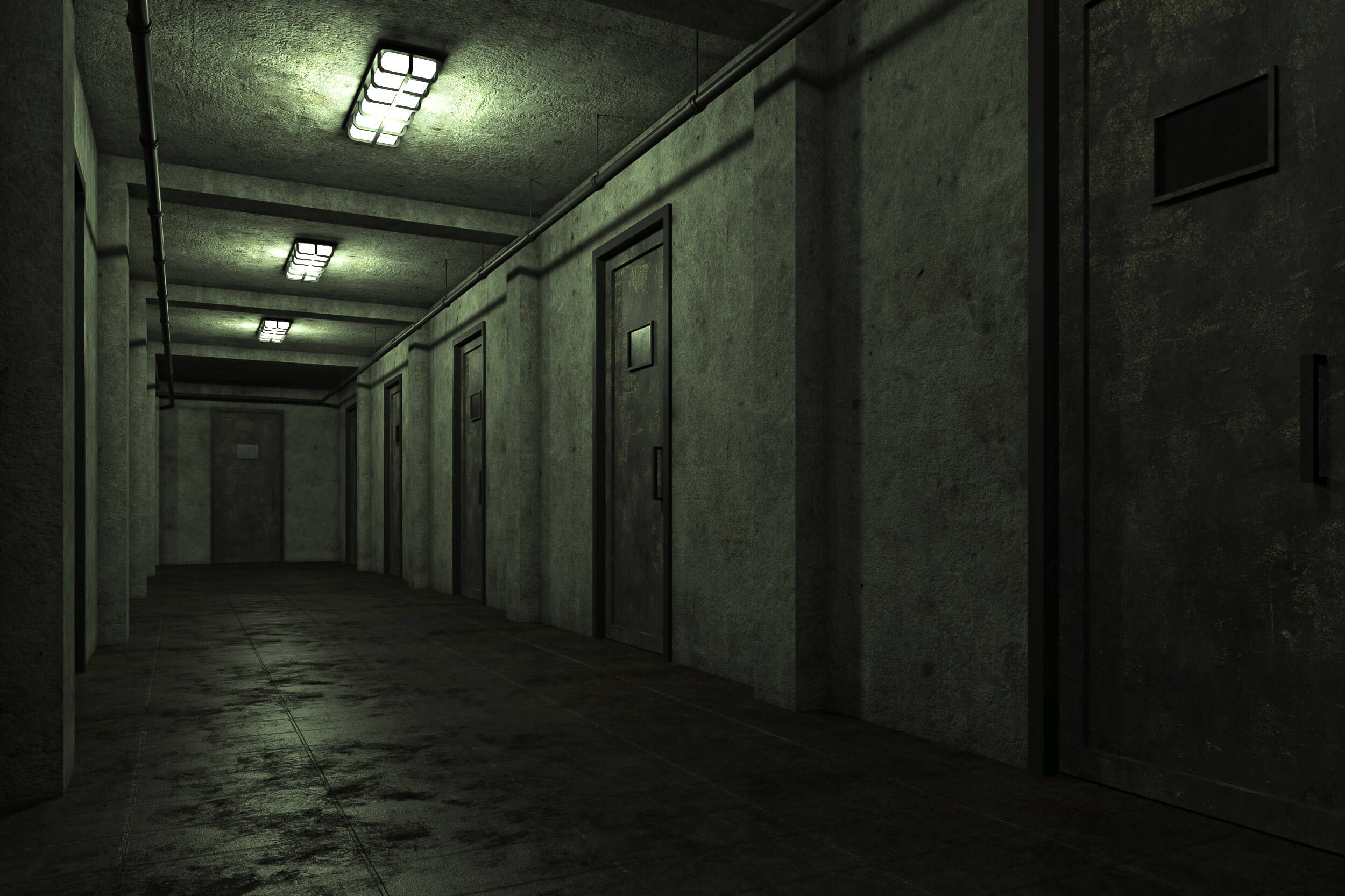 Old Dark Scary Corridor 09 - 3D Model by infinity vision