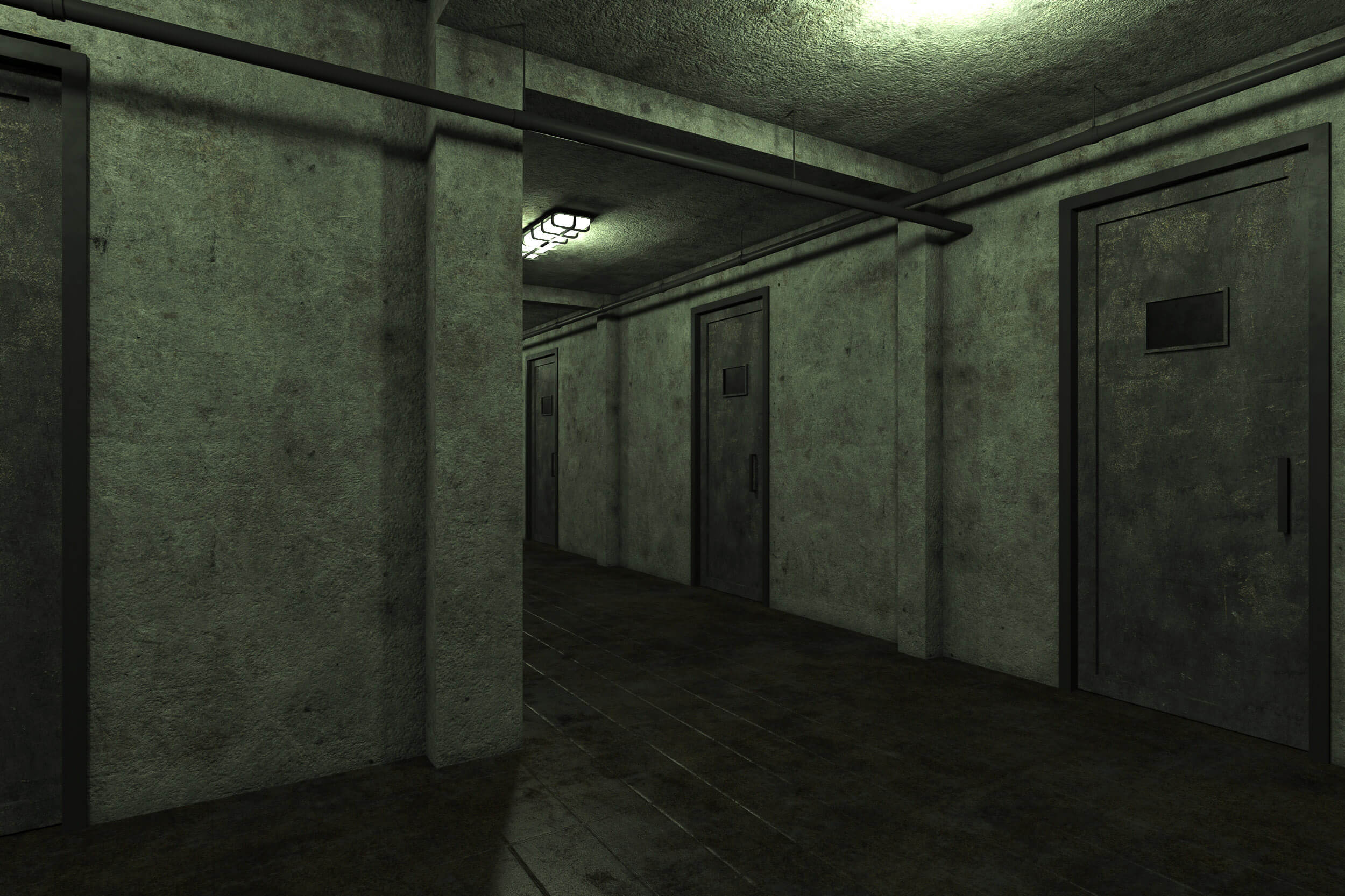 Old Dark Scary Corridor 09 - 3D Model by infinity vision