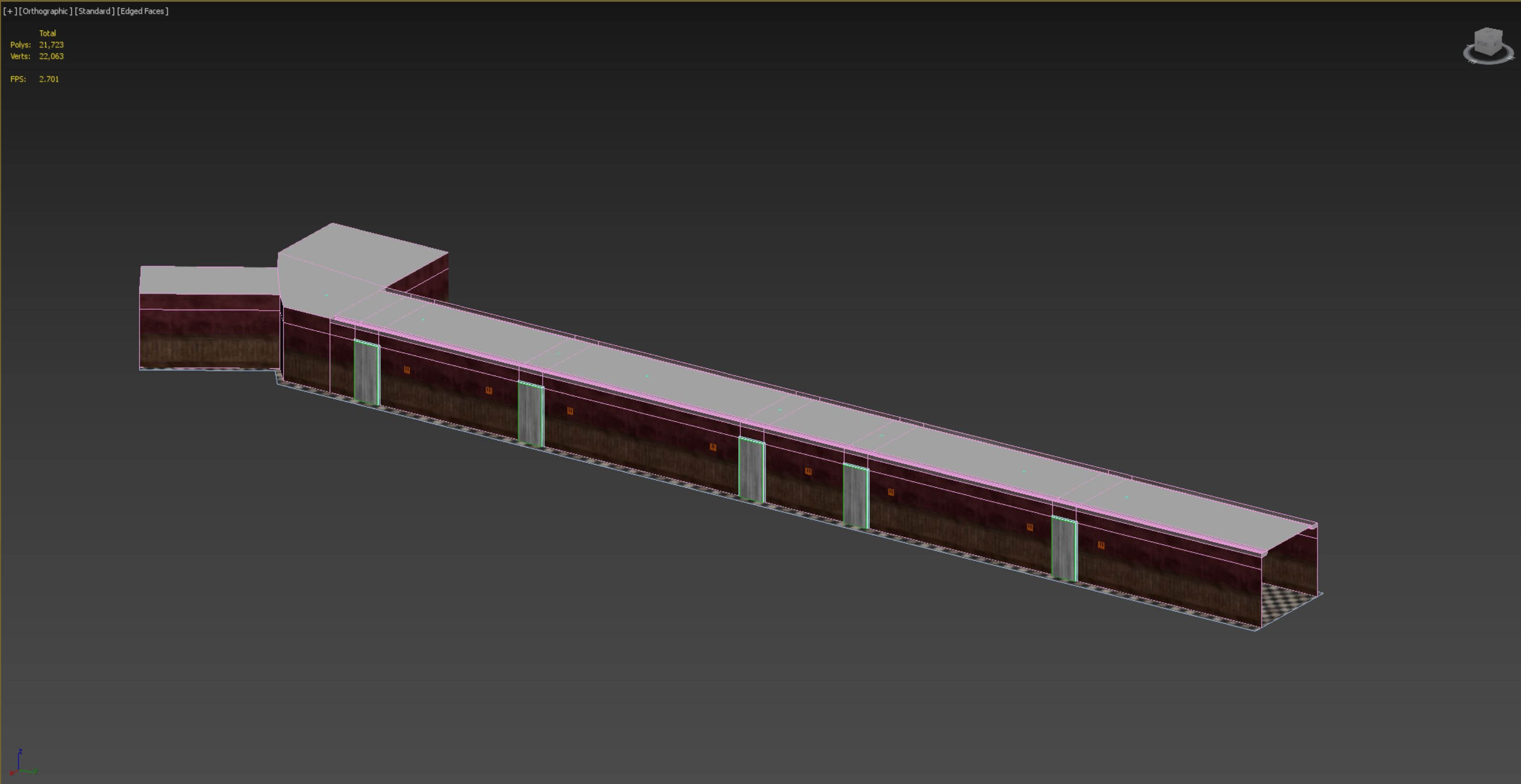Old Dark Scary Corridor 14 - 3D Model by infinity vision