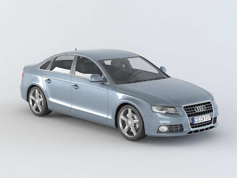 Audi A4 - 3D Model by Inflationfree
