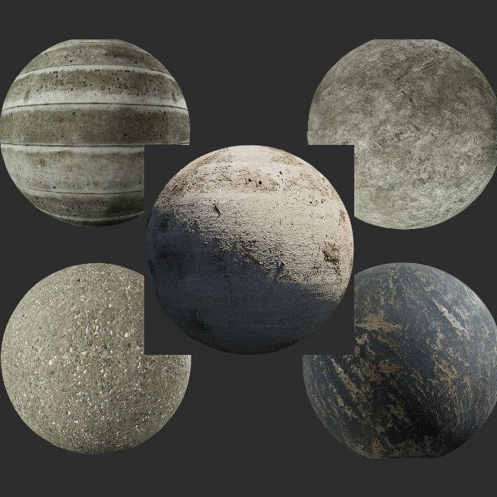 Concrete Material Pack by Inflationfree