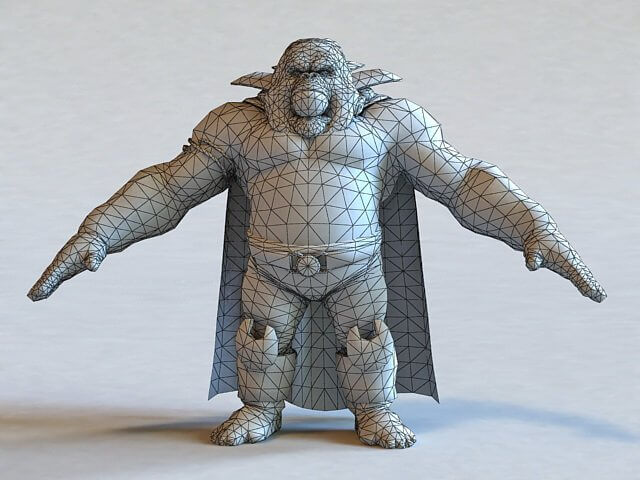 Gorilla Grodd - 3D Model by Inflationfree