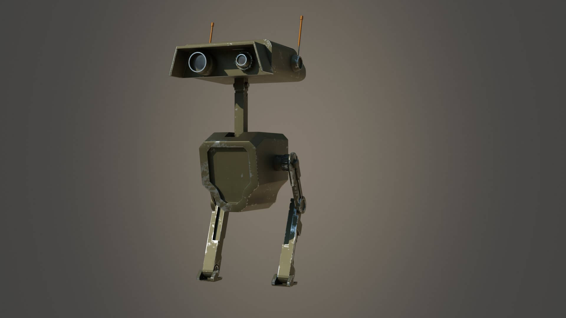 Robot Droid - 3D Model by infocod44