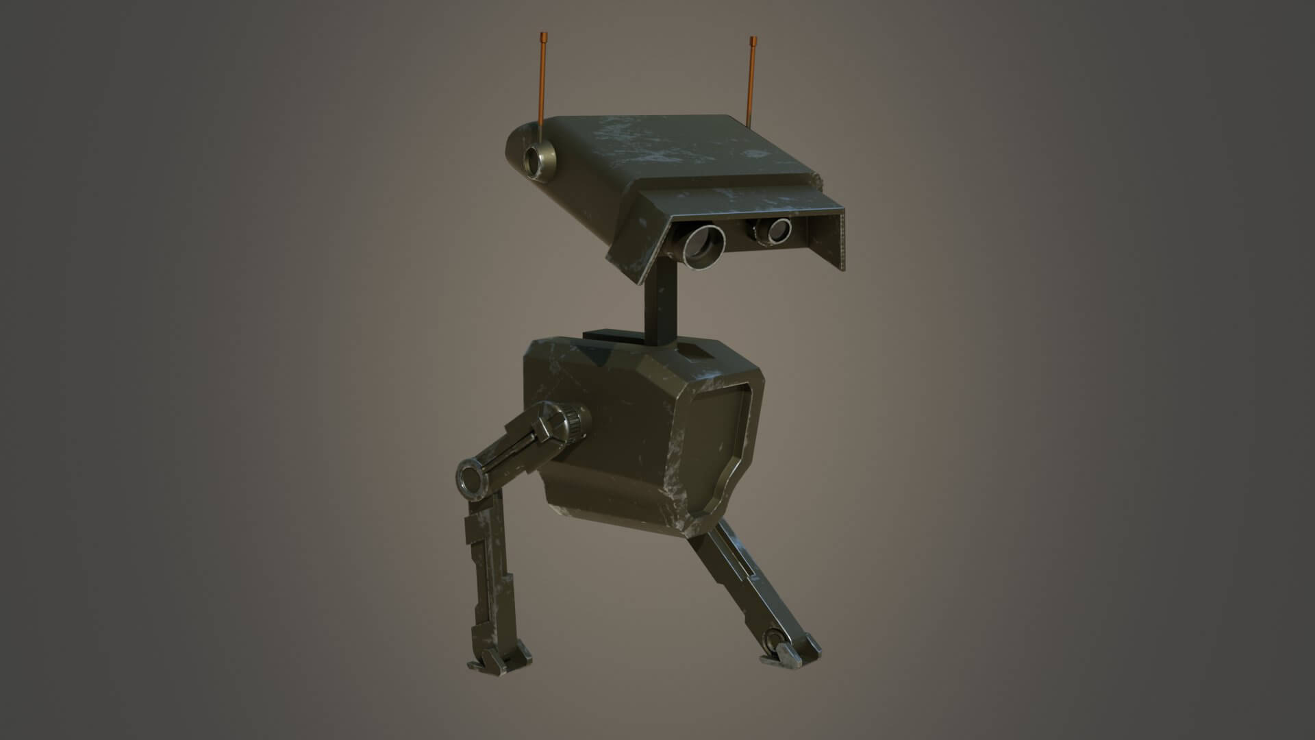 Robot Droid - 3D Model by infocod44