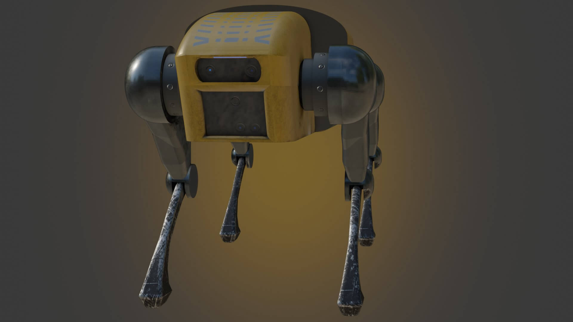 Stylized RoboDog - 3D Model by infocod44