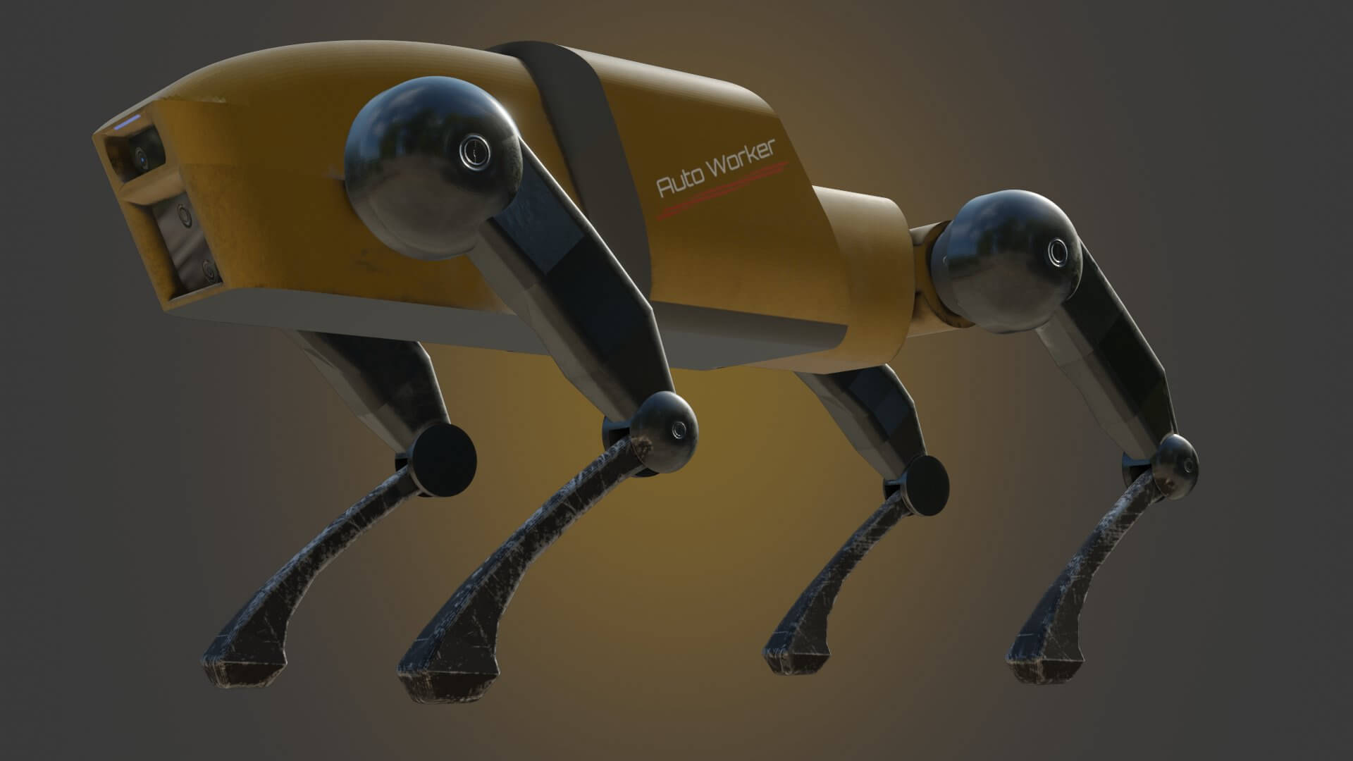 Stylized RoboDog - 3D Model by infocod44
