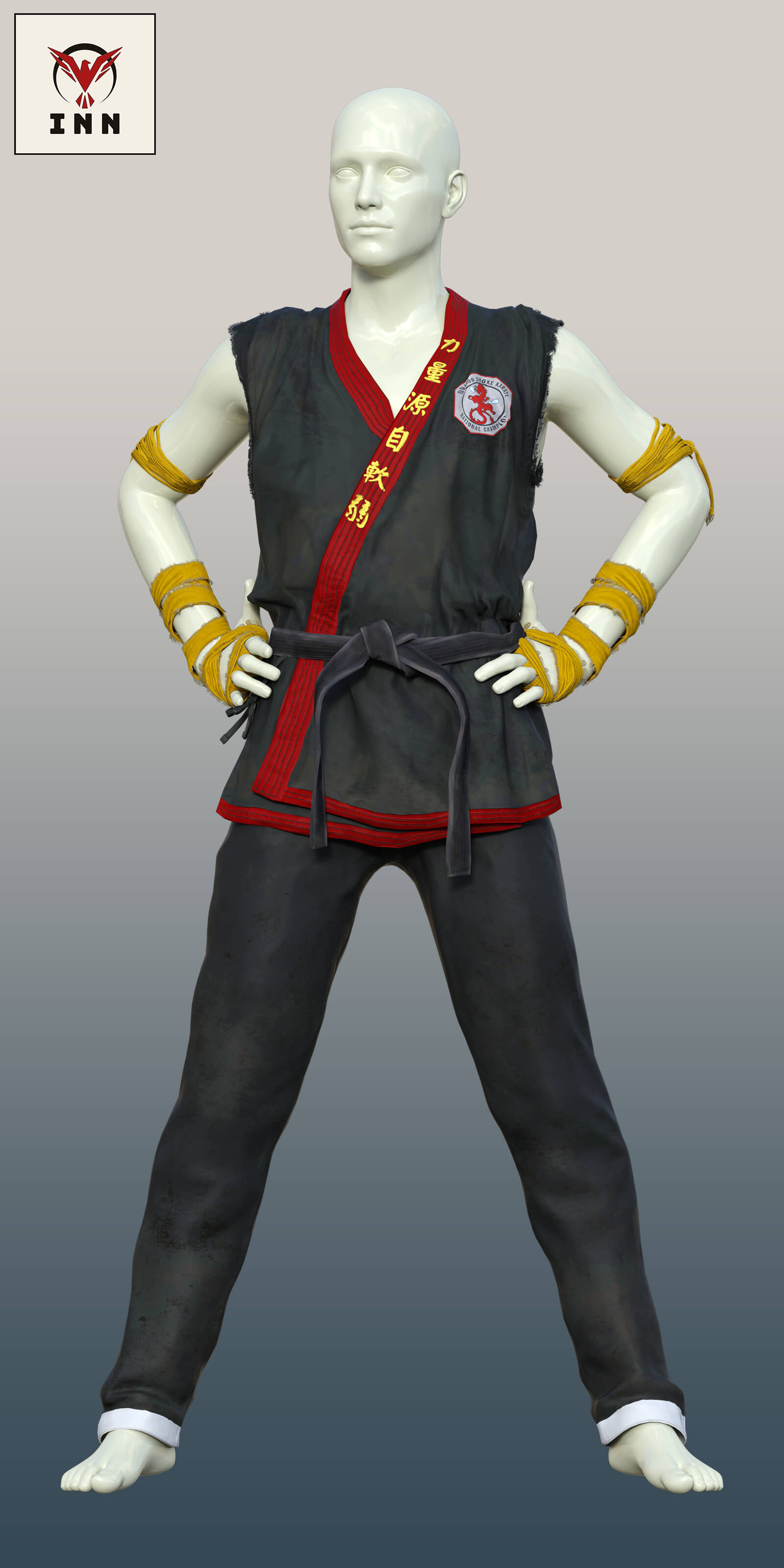 Action Heroes - Karate Master for G8M & G9 Daz Content by INN