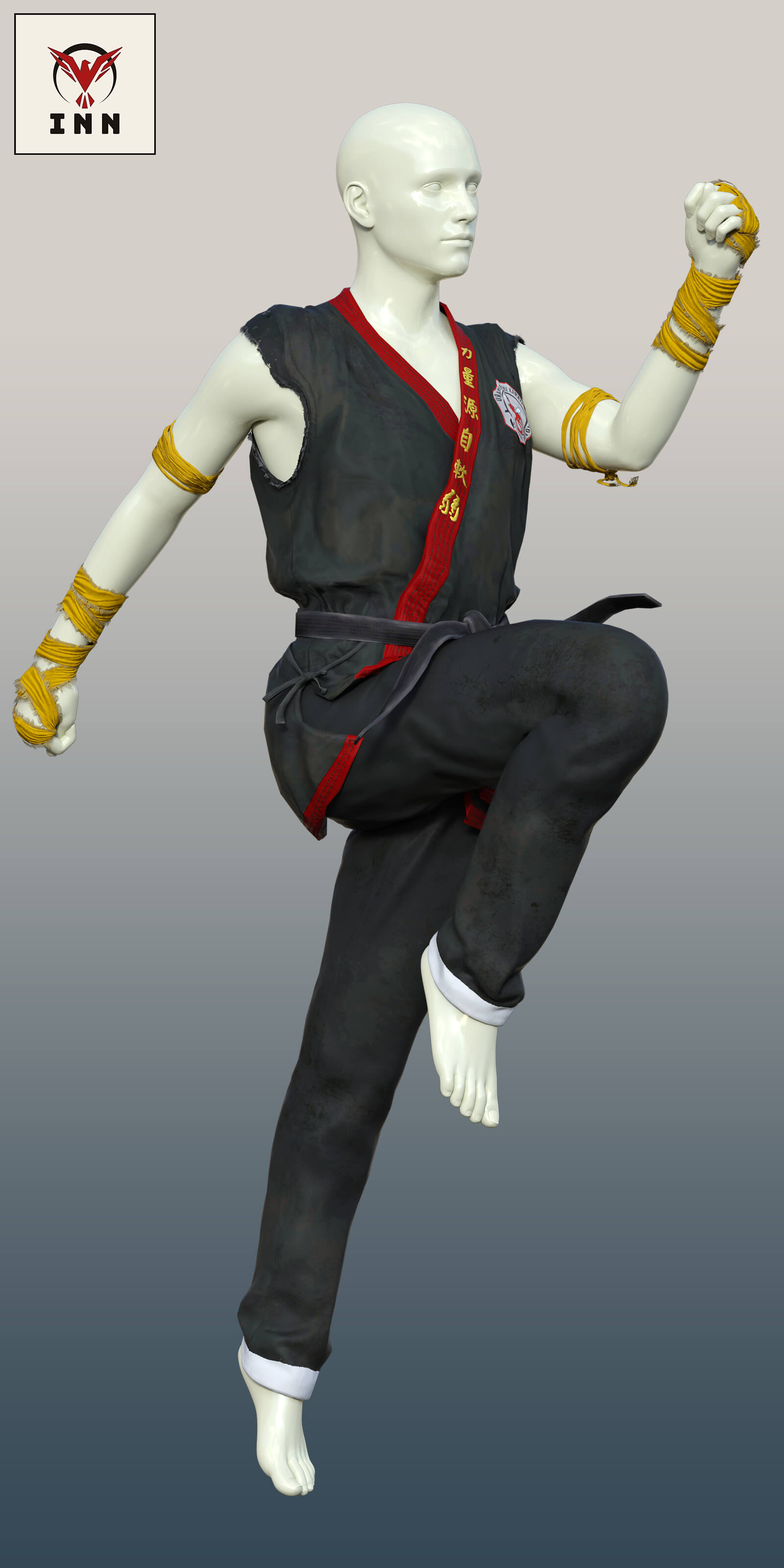 Action Heroes - Karate Master for G8M & G9 Daz Content by INN
