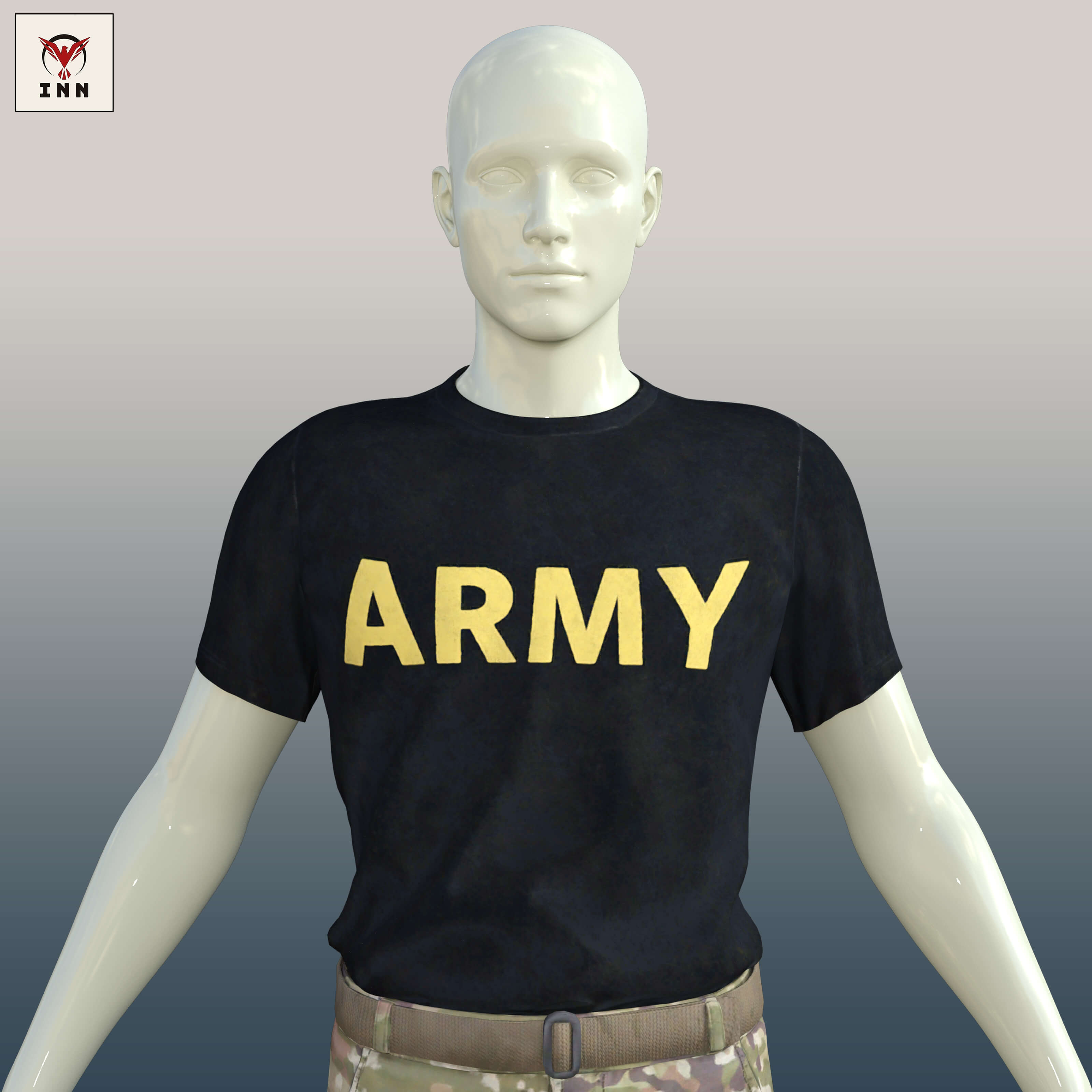Everyday - Army Training Outfit for G8M, G8F and G9 Daz Content by INN