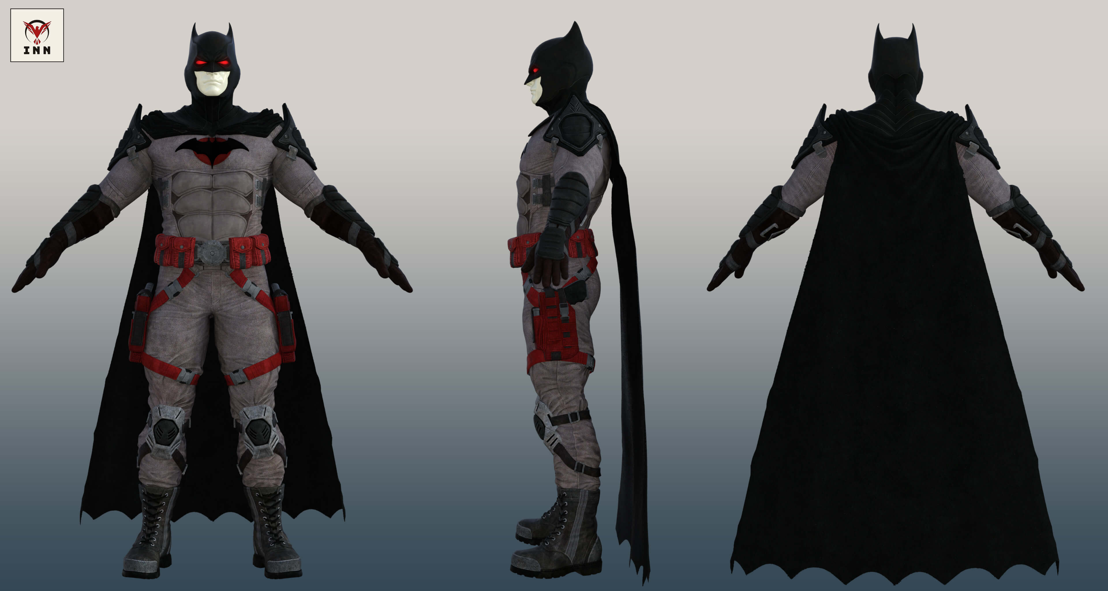 BAK - Batman Flashpoint for Genesis 8 Male & Genesis 9 Daz Content by INN