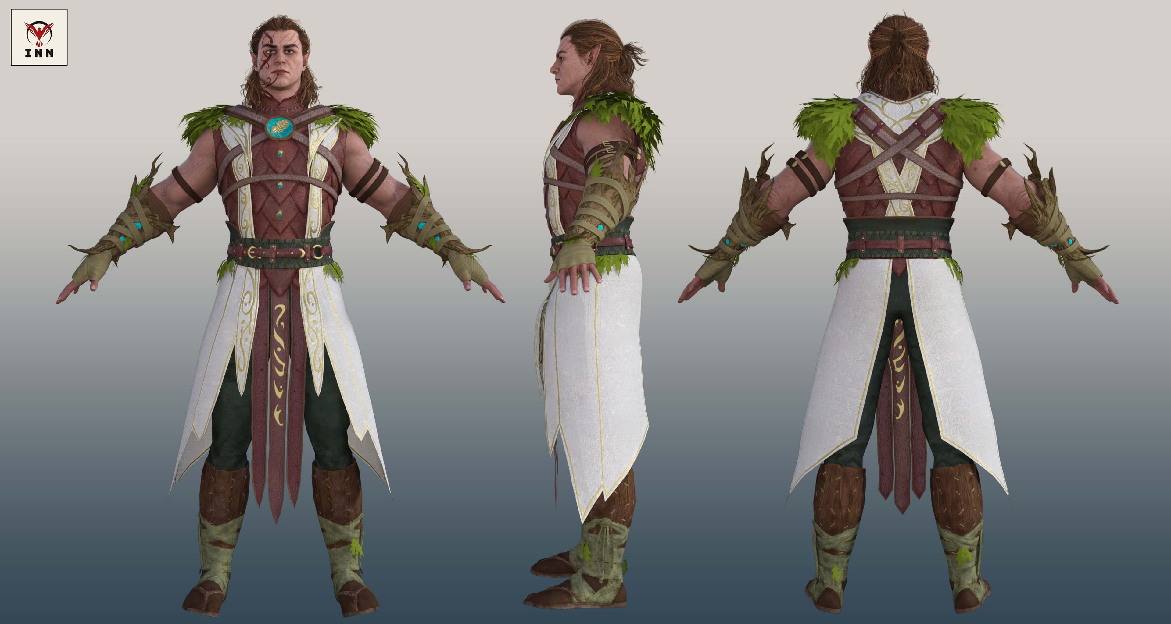 BG3 - Halsin for Genesis 8 Male Daz Content by INN