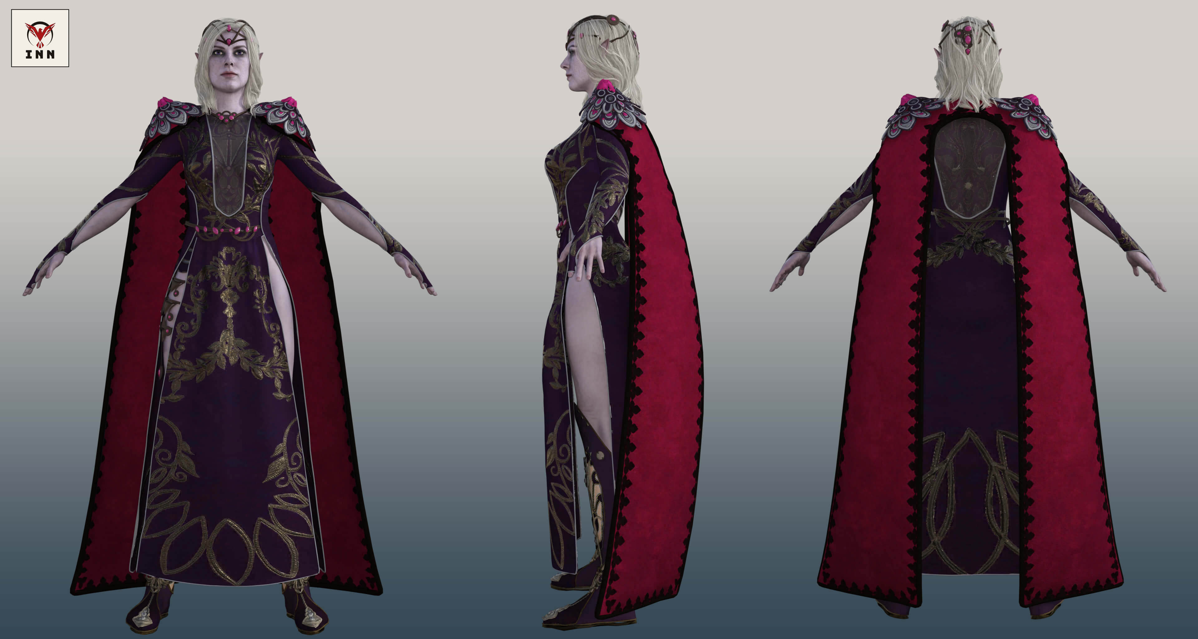 BG3 - Viconia Devir for Genesis 8 Female Daz Content by INN