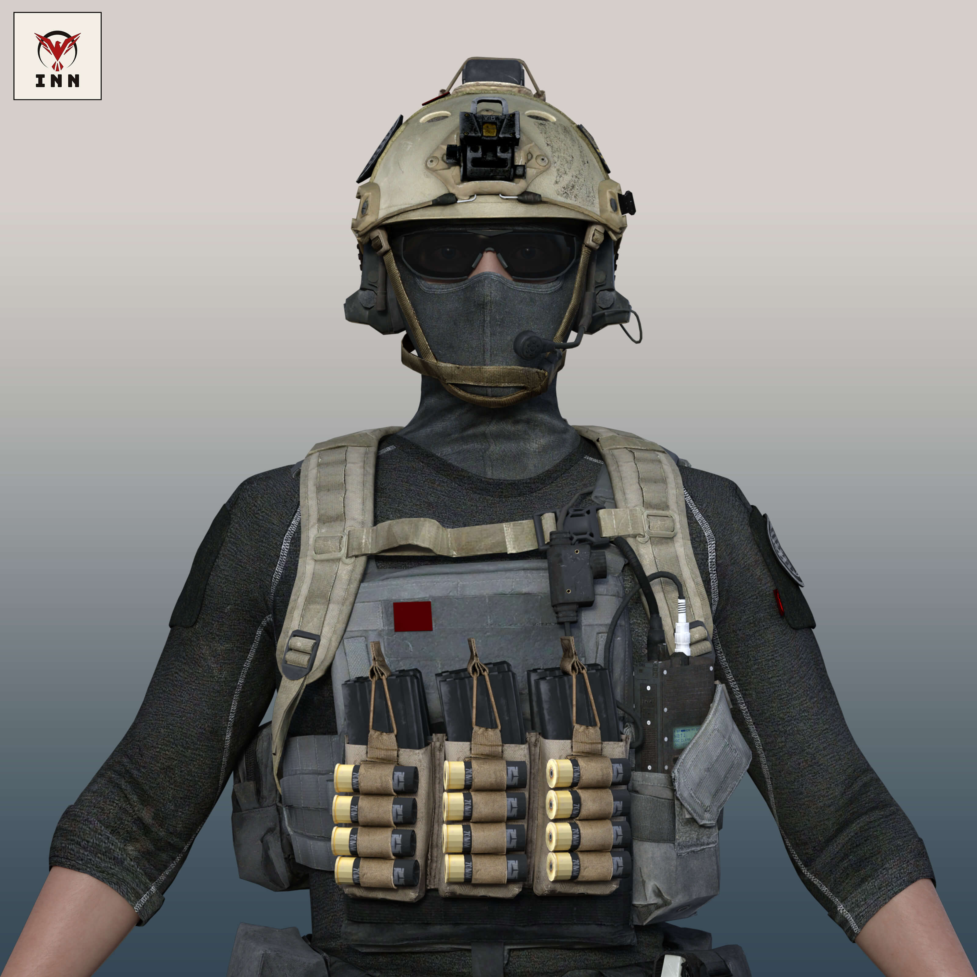 COD - Barrage Outfit for G8M Daz Content by INN