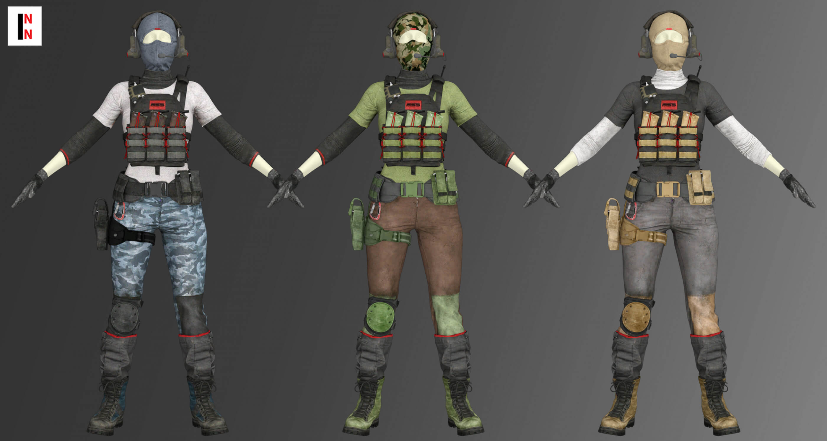 COD - Domino Lynx Outfit for Genesis 8 Female Daz Content by INN