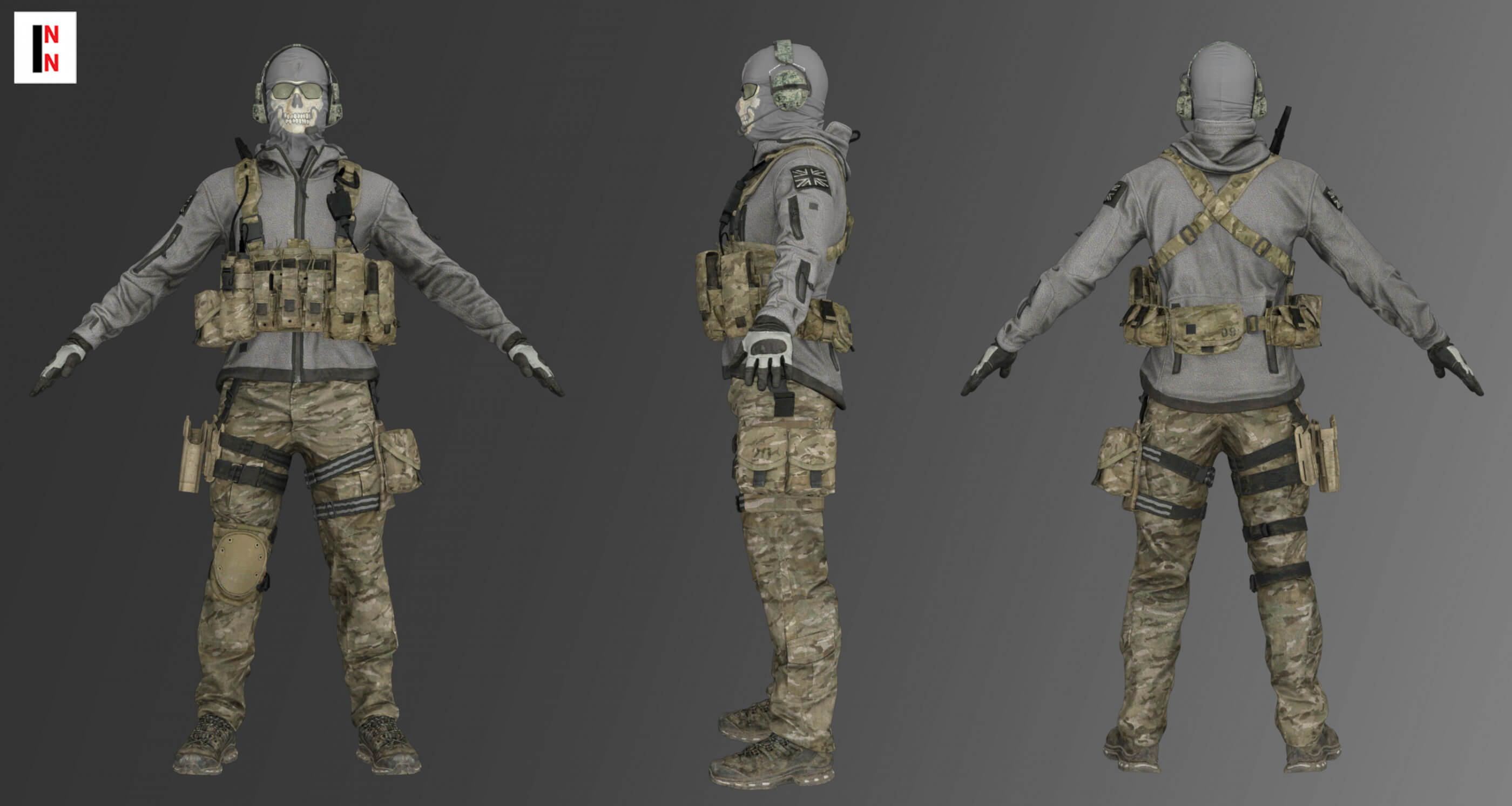 Cod Ghosts Soldier 3d