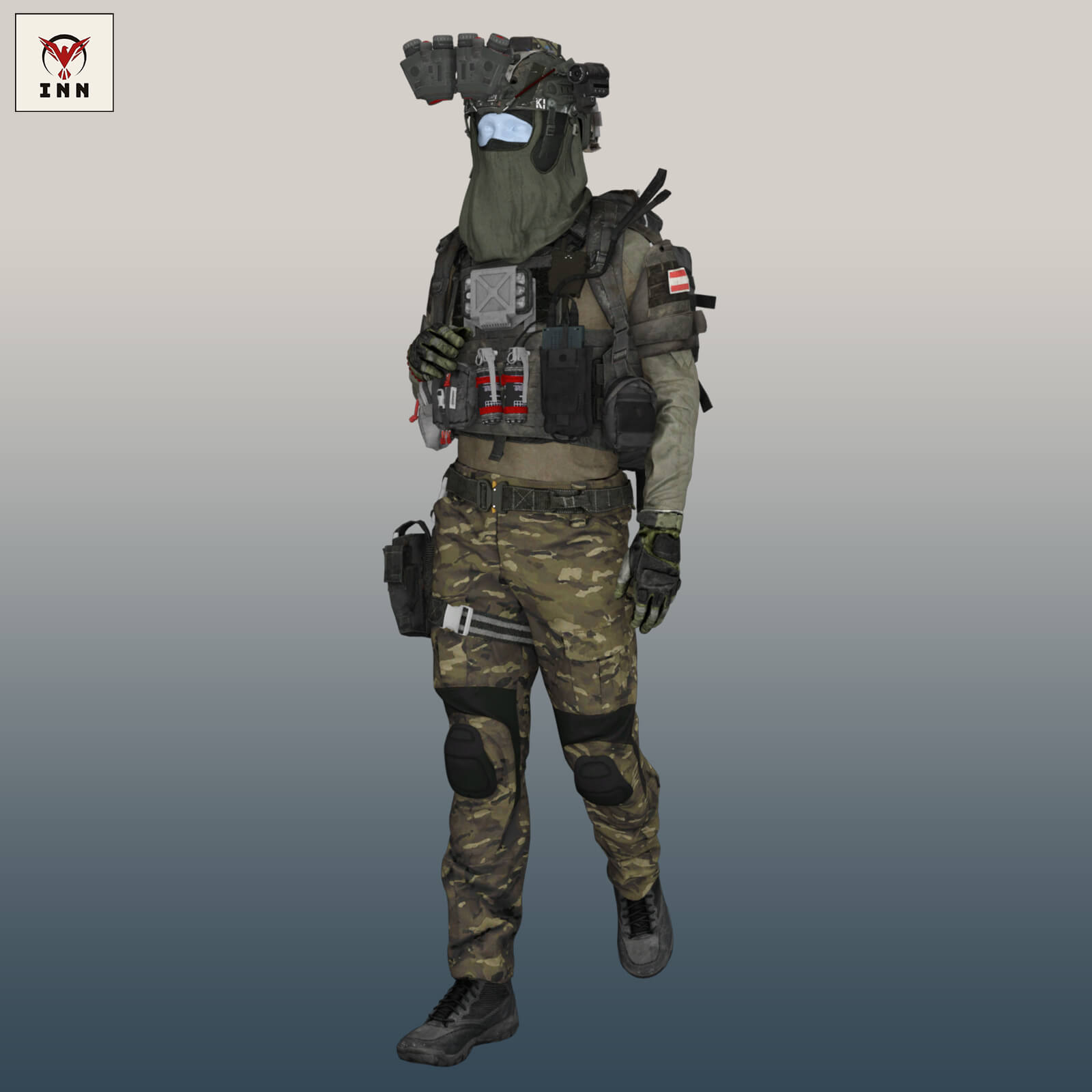 COD - Koenig Arachnid Outfit for Genesis 8 Male Daz Content by INN