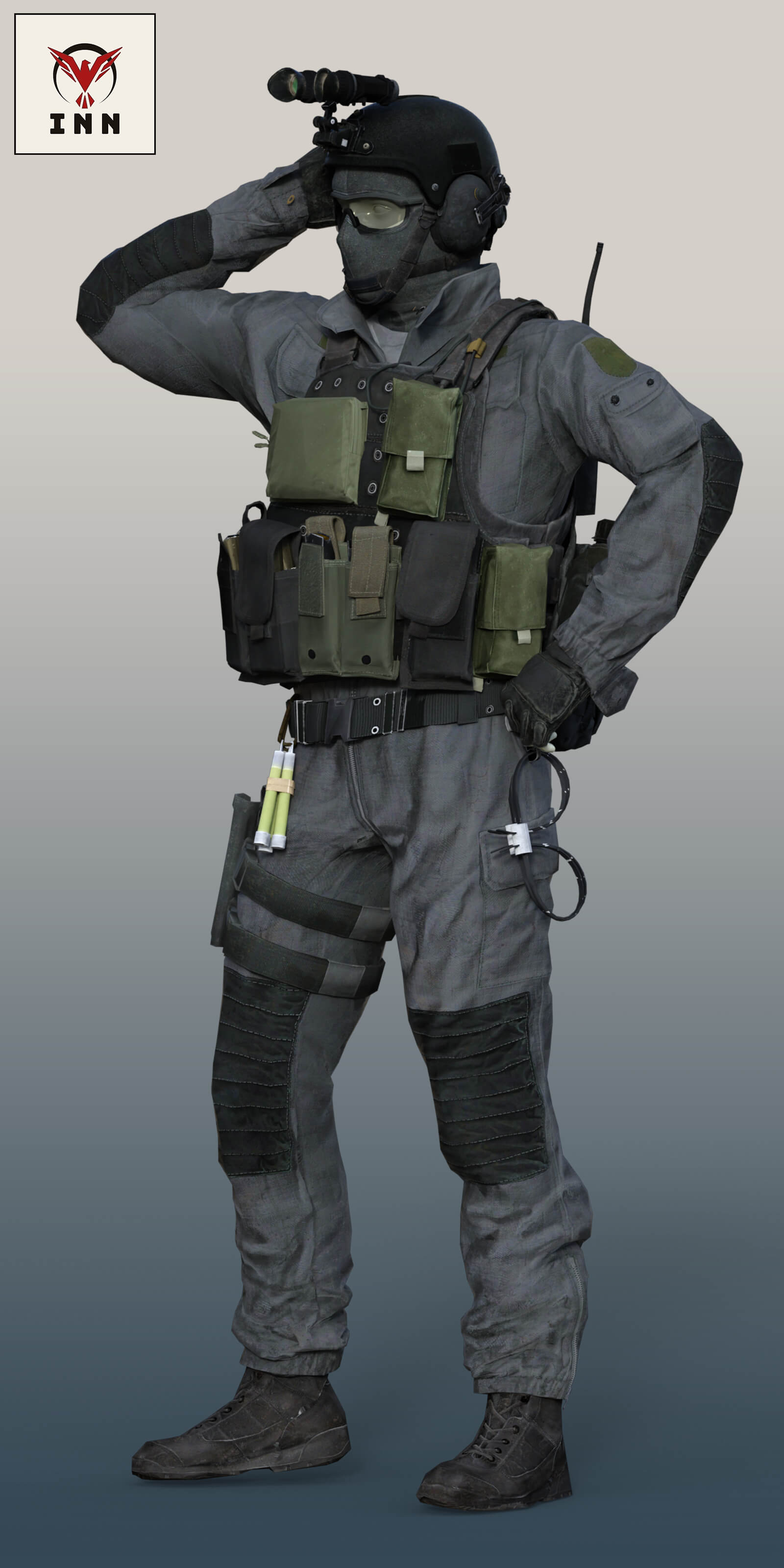 COD - Pantheon Loadout for G8M Daz Content by INN