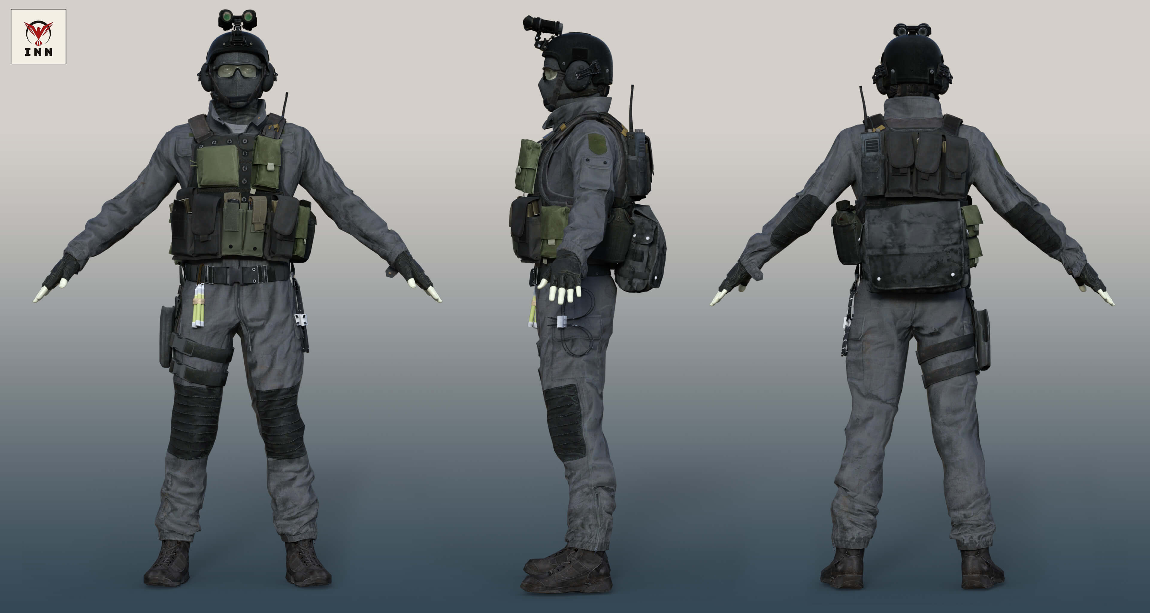 COD - Pantheon Loadout for G8M Daz Content by INN