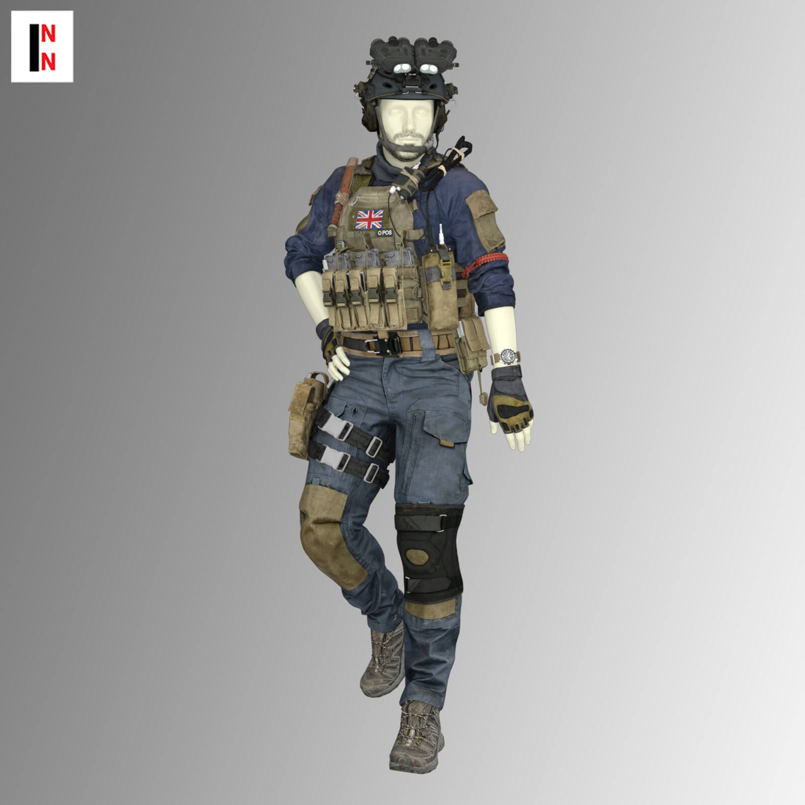 COD - Soap Nightwear for Genesis 8 Male Daz Content by INN