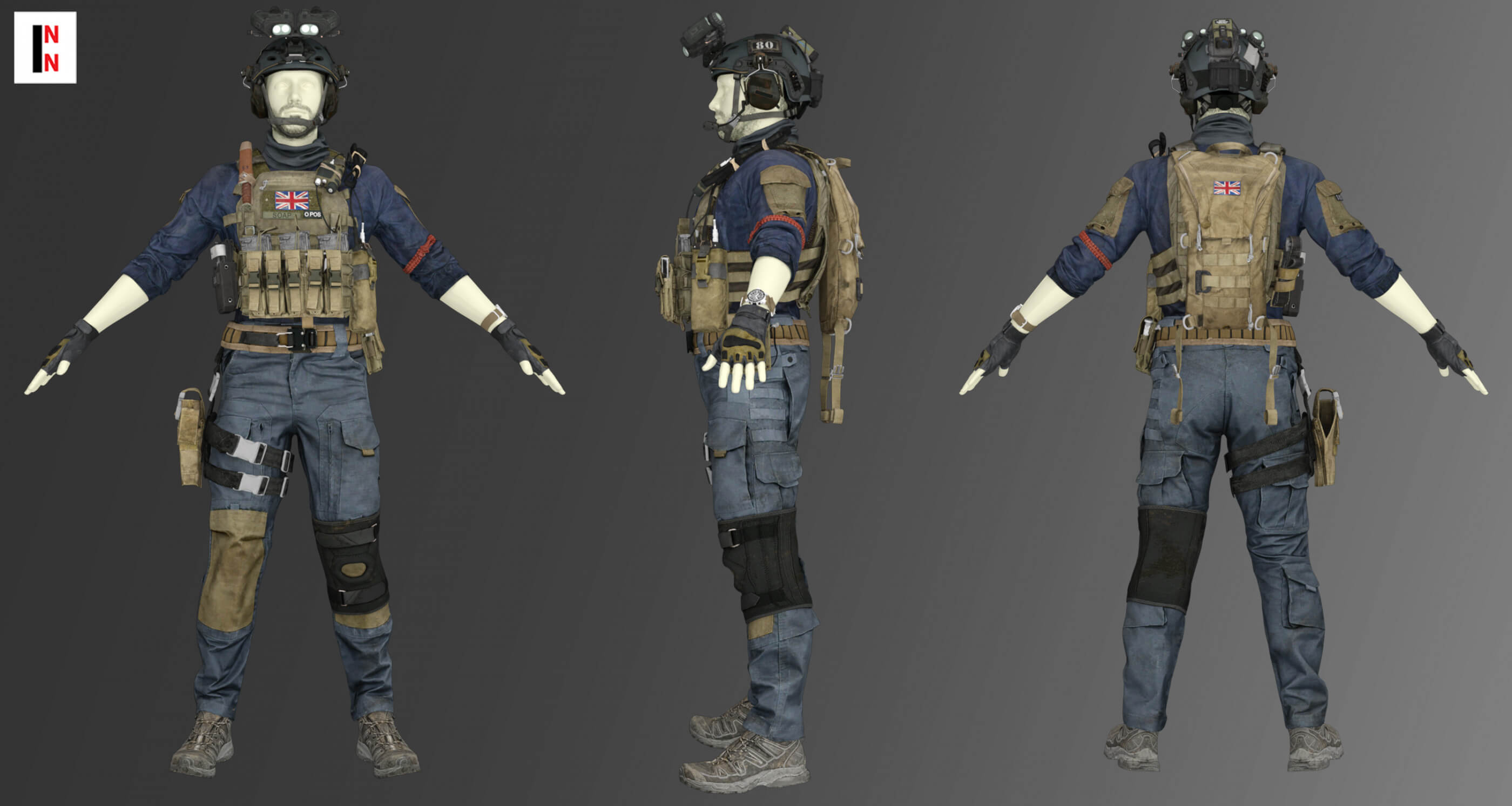 COD - Soap Nightwear for Genesis 8 Male Daz Content by INN