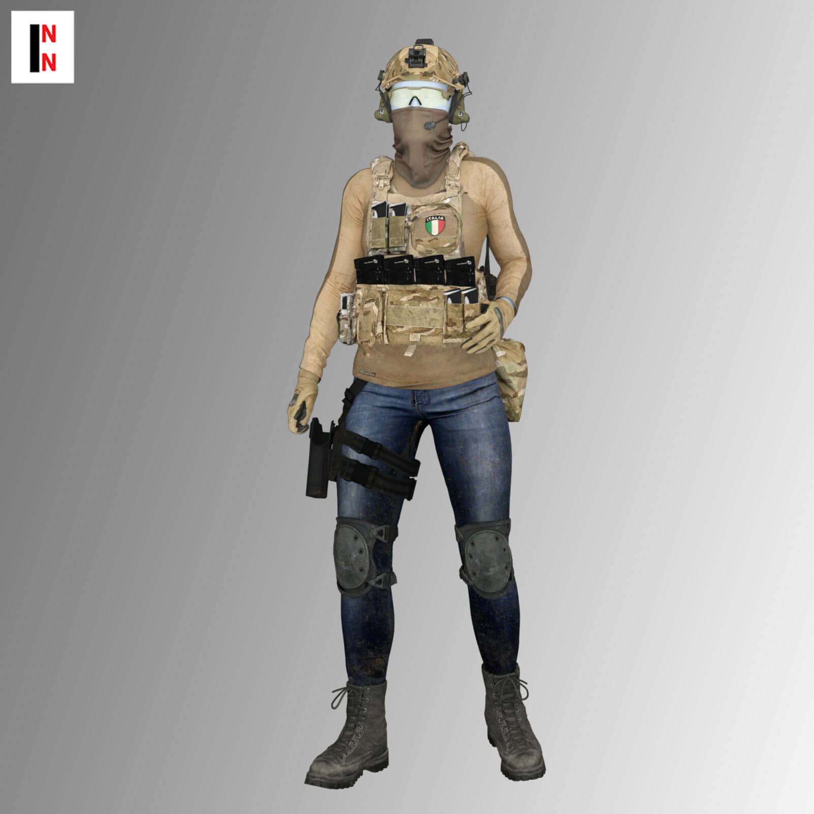 COD - Stiletto Tempesta Outfit for Genesis 8 Female Daz Content by INN