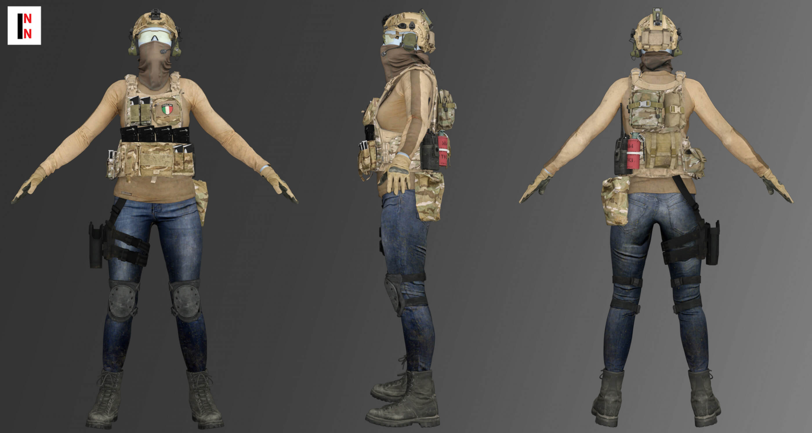 COD - Stiletto Tempesta Outfit for Genesis 8 Female Daz Content by INN