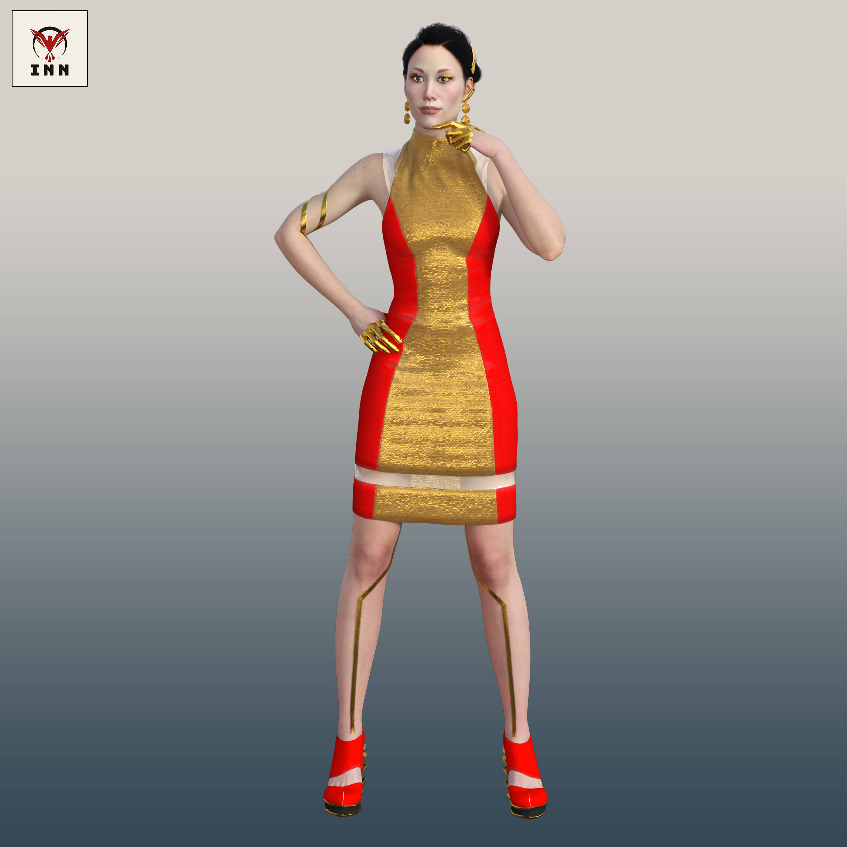 CP - Hanako Arasaka for Genesis 8 Female Daz Content by INN