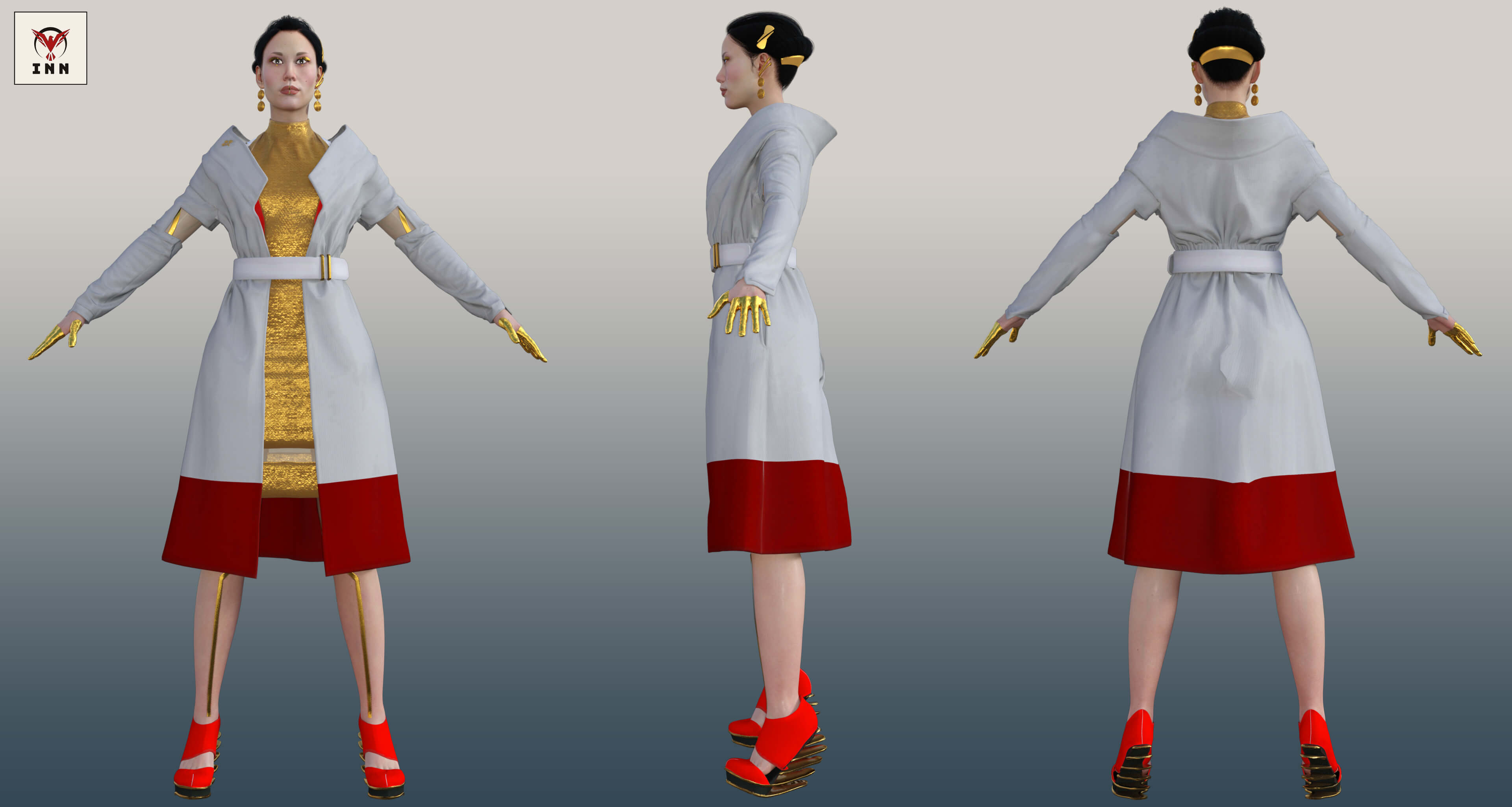 CP - Hanako Arasaka for Genesis 8 Female Daz Content by INN