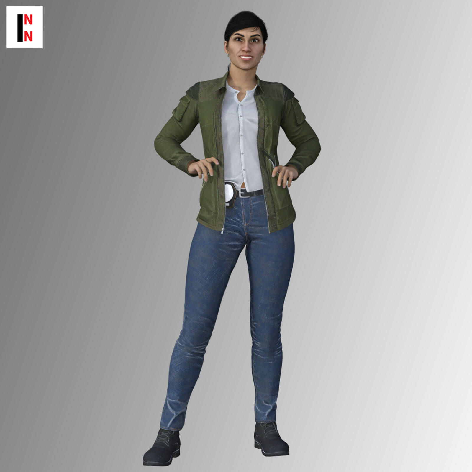 DC Gotham Knight Montoya for Genesis 8 Female - Daz Content by INN