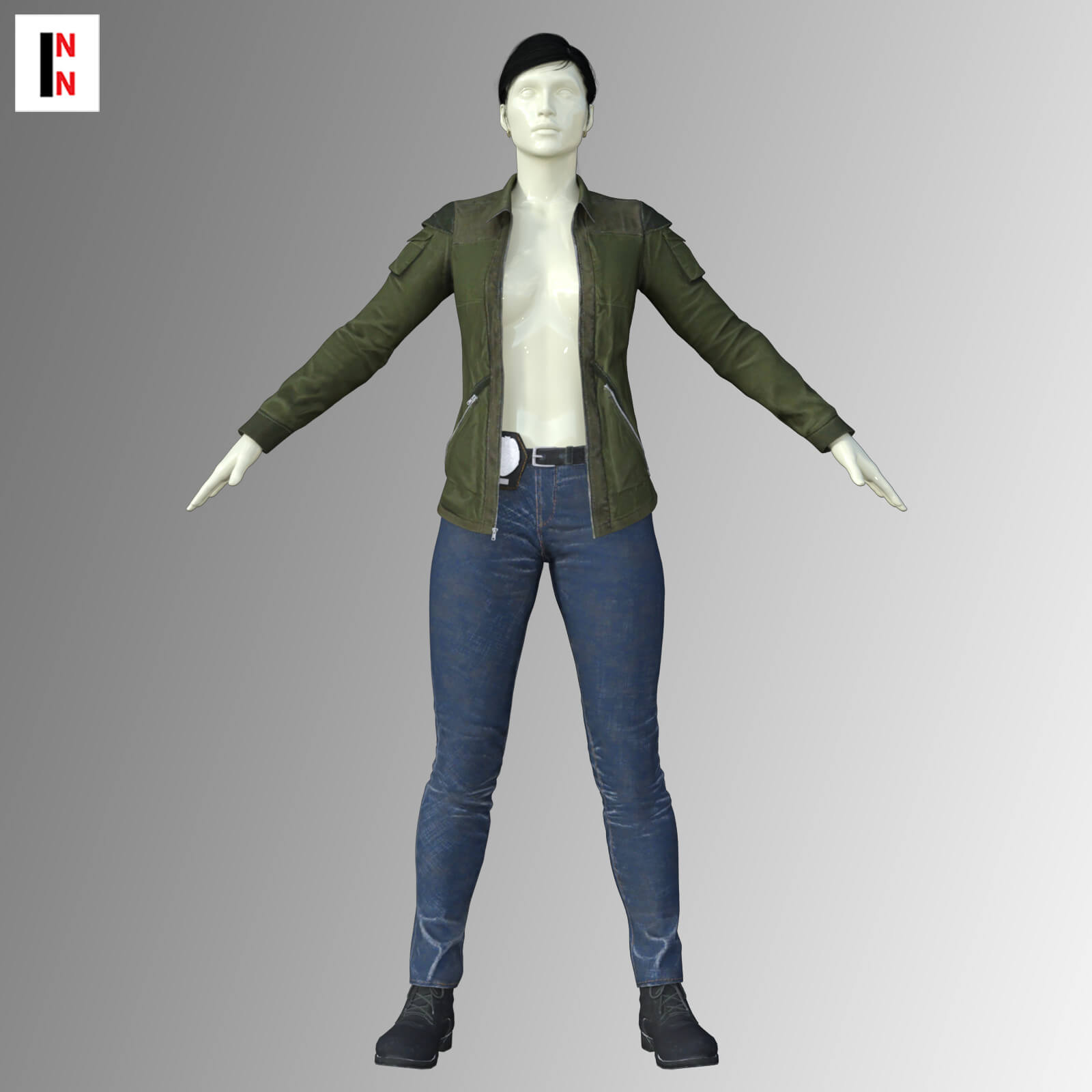 DC Gotham Knight Montoya for Genesis 8 Female - Daz Content by INN