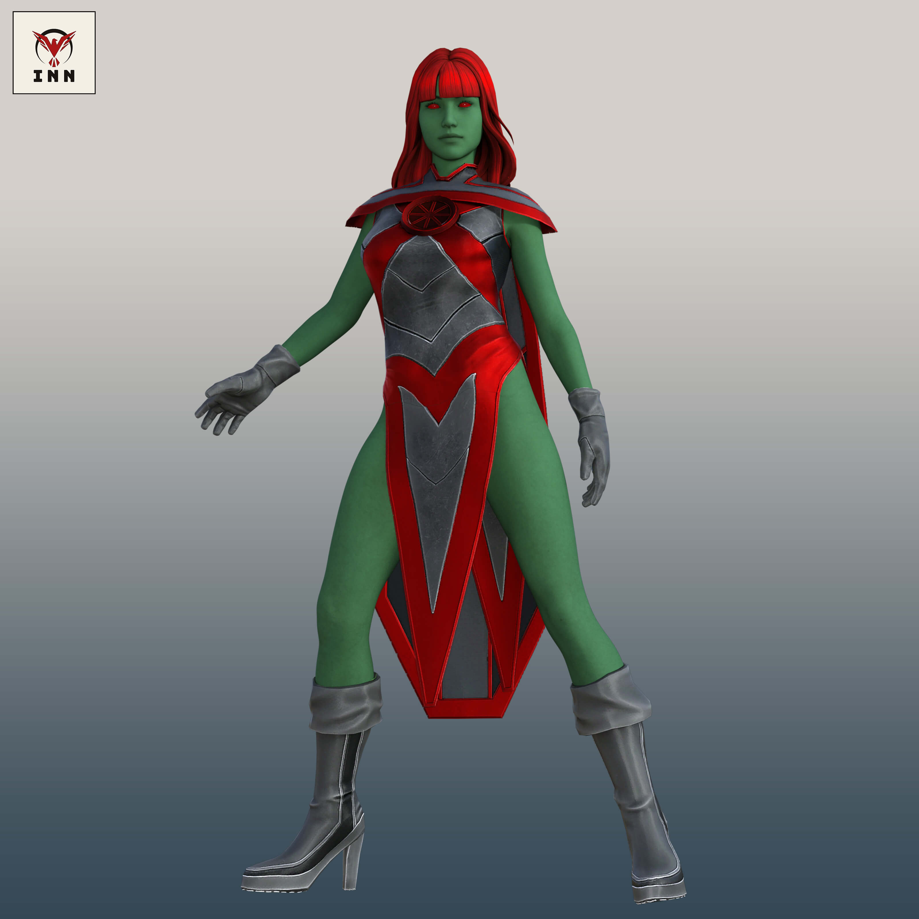 DC - Miss Martian for Genesis 8 Female Daz Content by INN