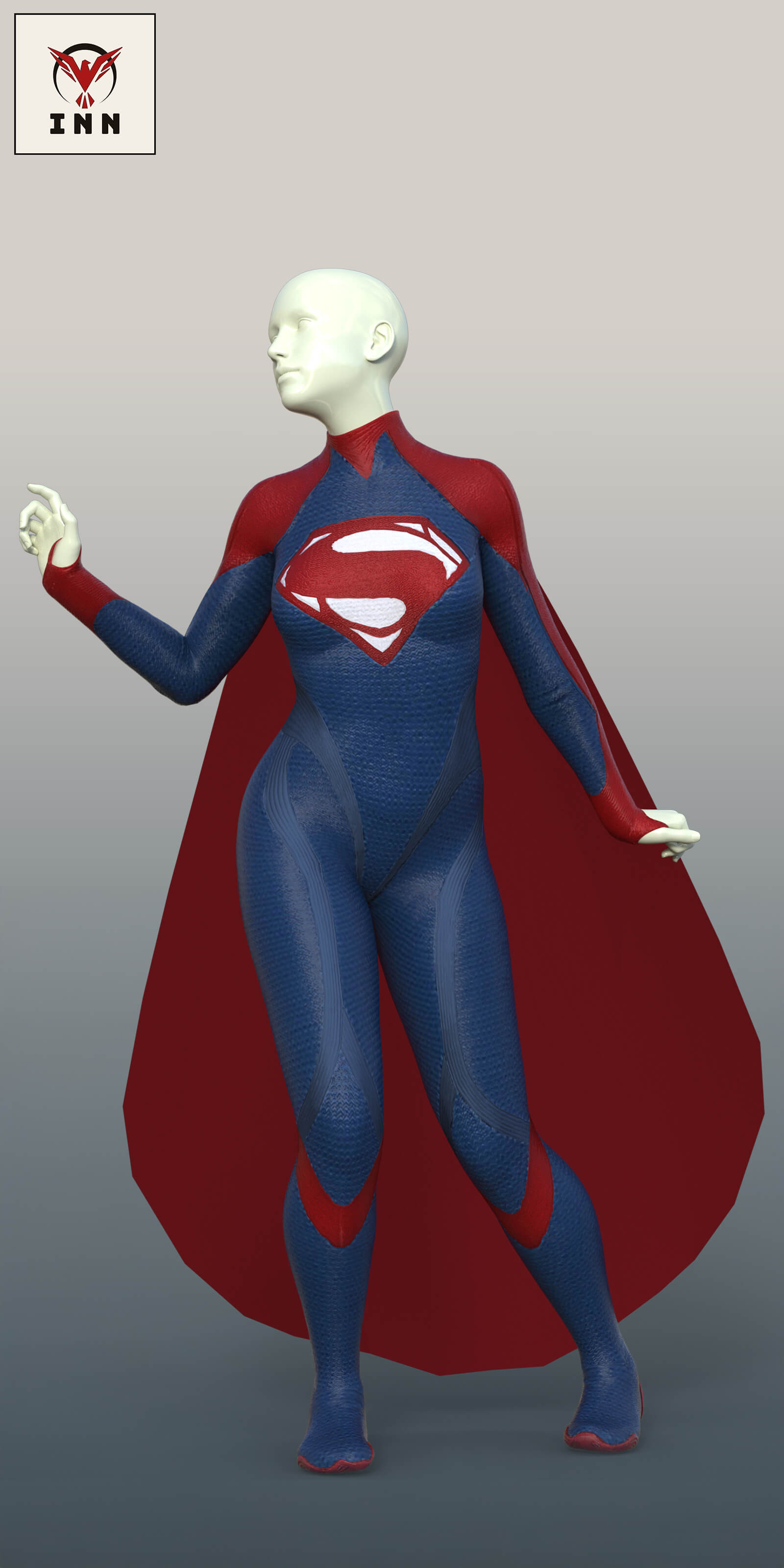 DC - Supergirl (FP) for G8F & G9 Daz Content by INN