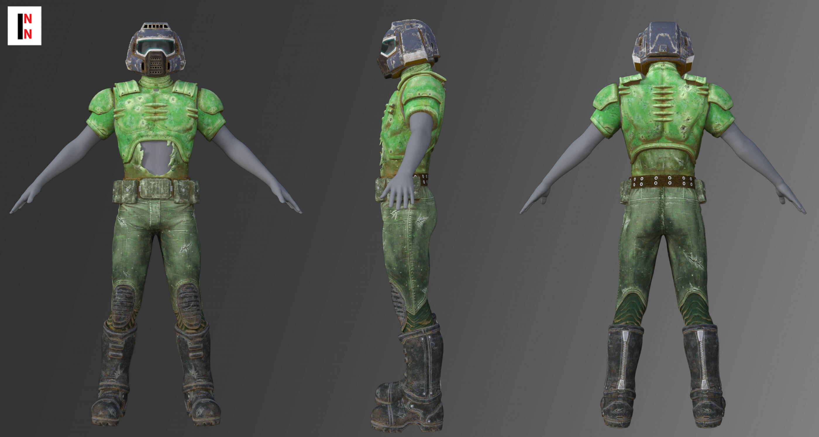 Doom Classic Outfit for Genesis 8 Male - Daz Content by INN