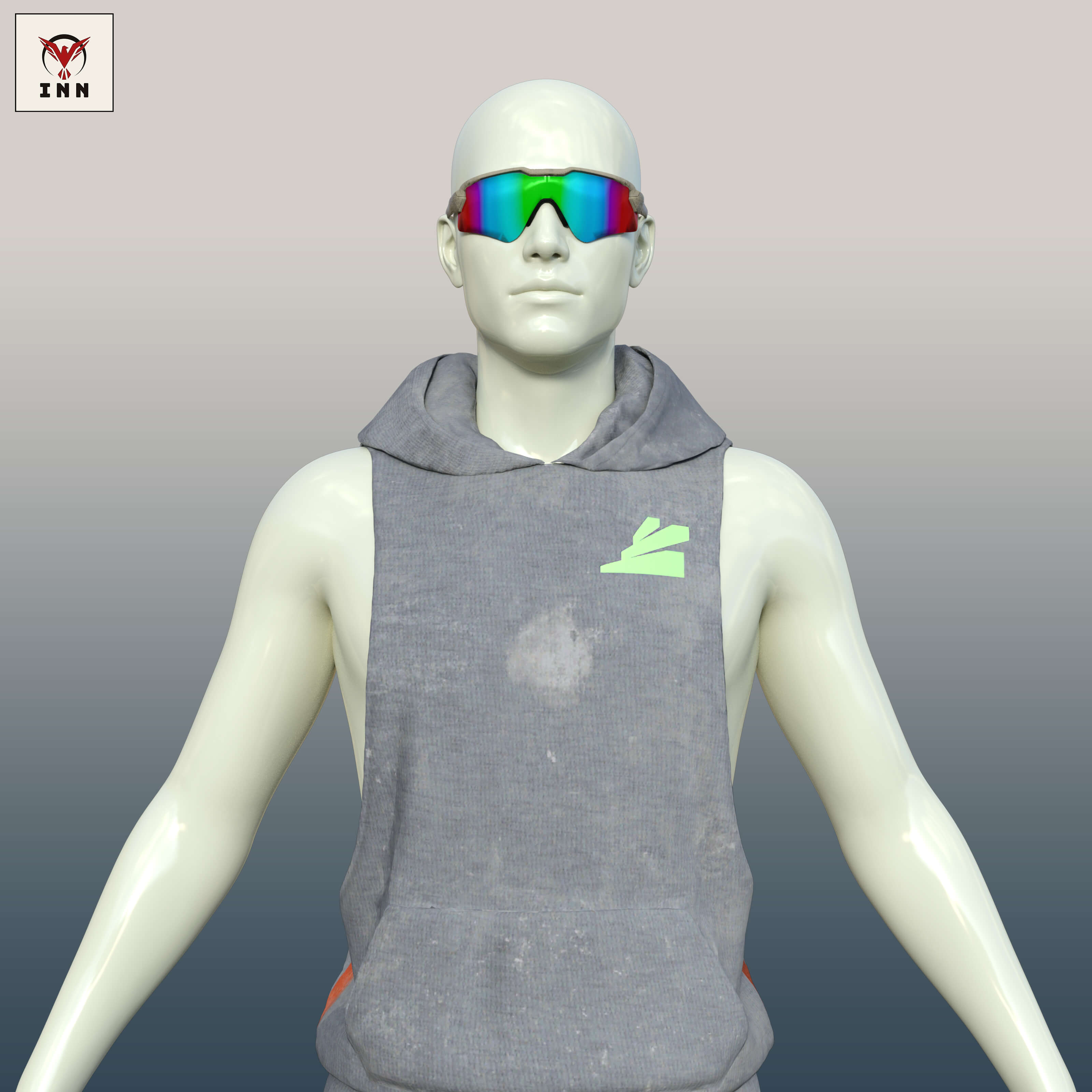 Everyday - Gym Outfit for G8M & G9 Daz Content by INN