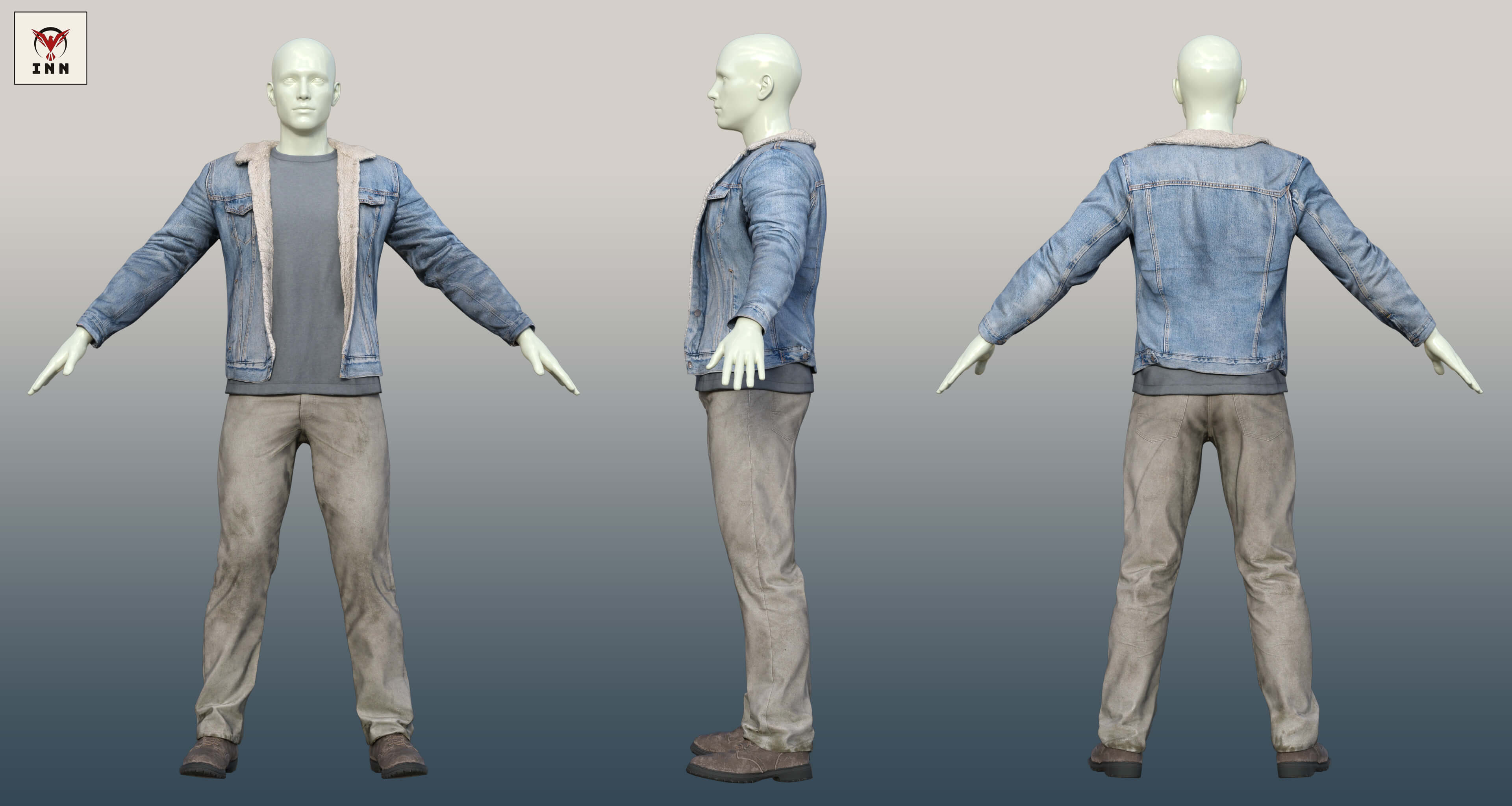 Everyday - Sporty Winter Outfit for G8M & G9 Daz Content by INN