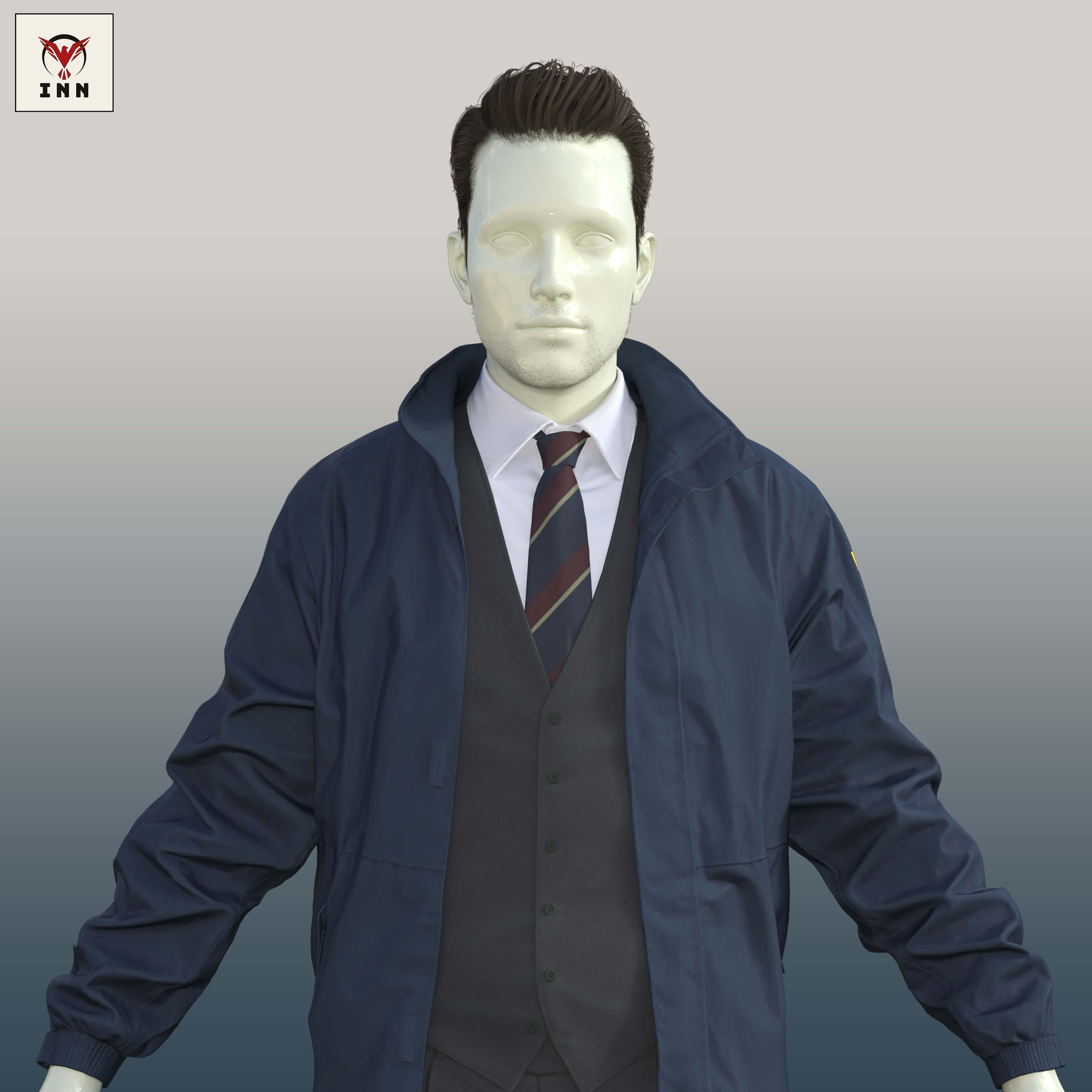 Everyday - FBI Outfit for Genesis 8 Male & Genesis 9 Daz Content by INN
