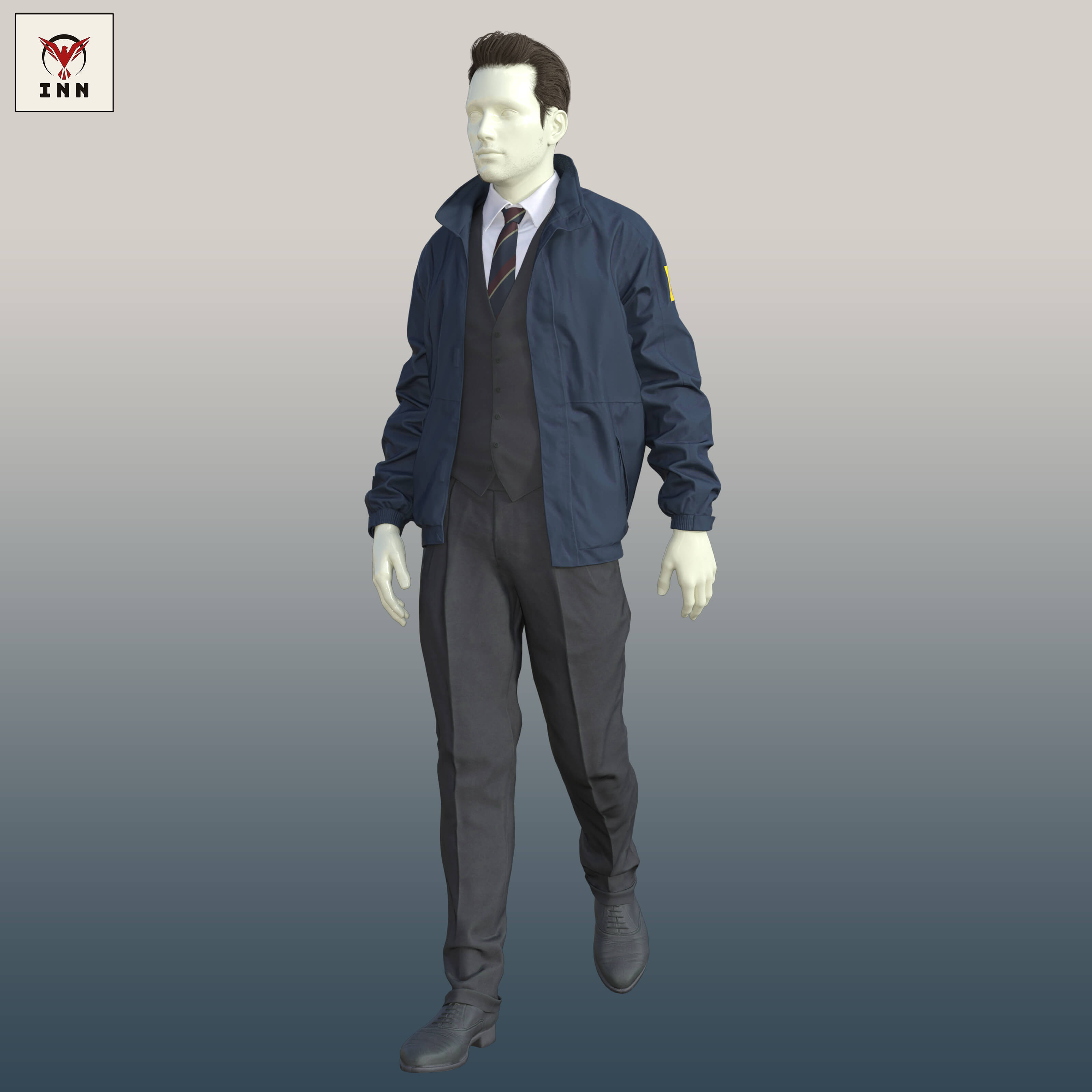 Everyday - FBI Outfit for Genesis 8 Male & Genesis 9 Daz Content by INN