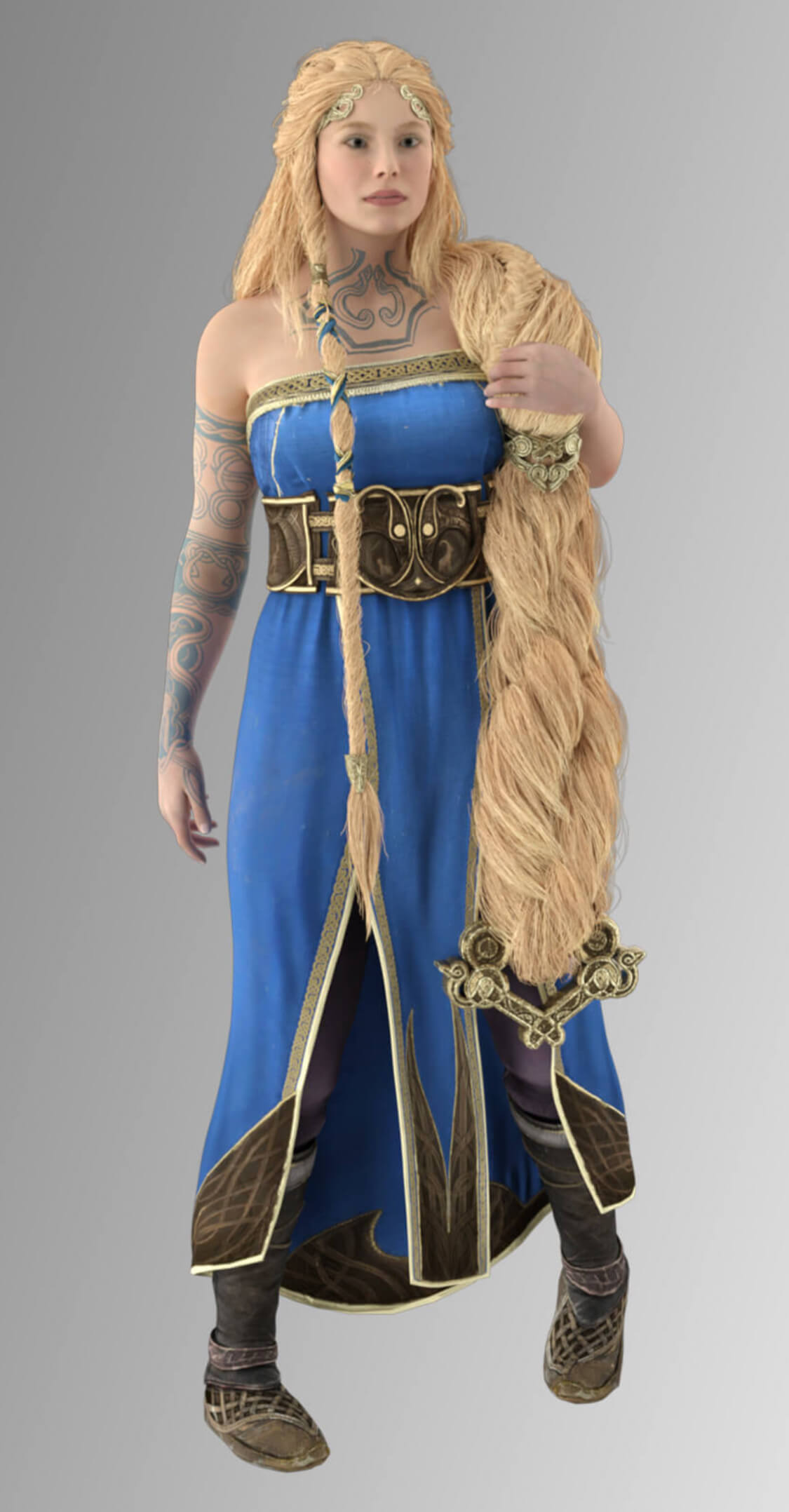 GoW Ragnarok Sif for Genesis 8 Female - Daz Content by INN
