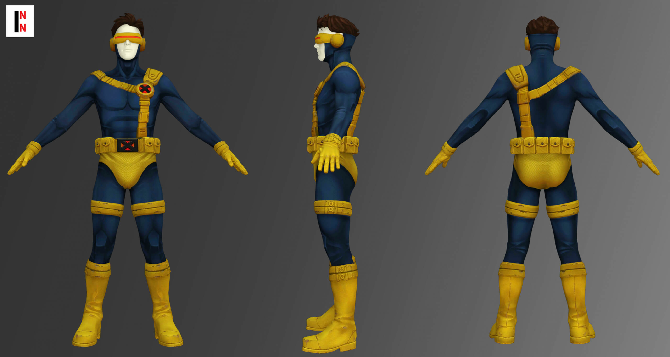 MCU - Cyclops Outfit for Genesis 8 Male Daz Content by INN