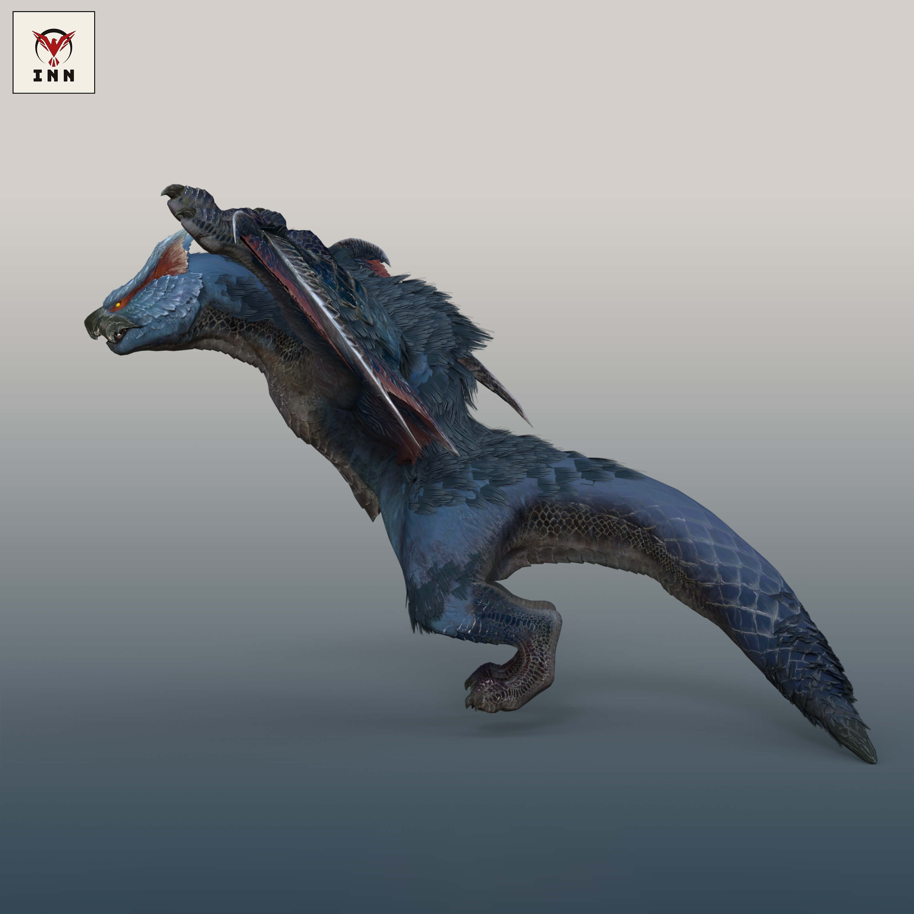 MHW - Nargacuga for DazStudio Daz Content by INN