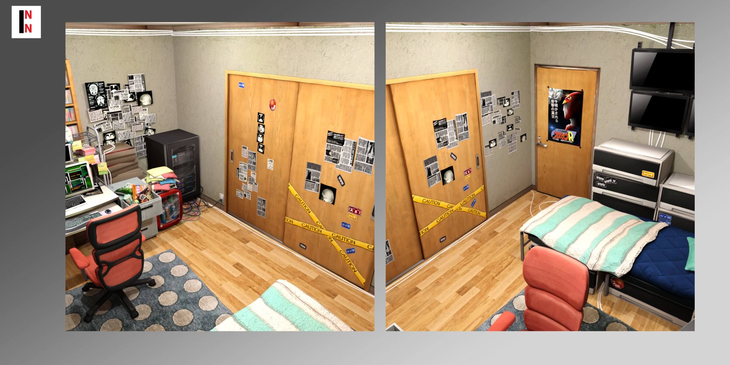Persona 5 Futaba's Room - Daz Content by INN