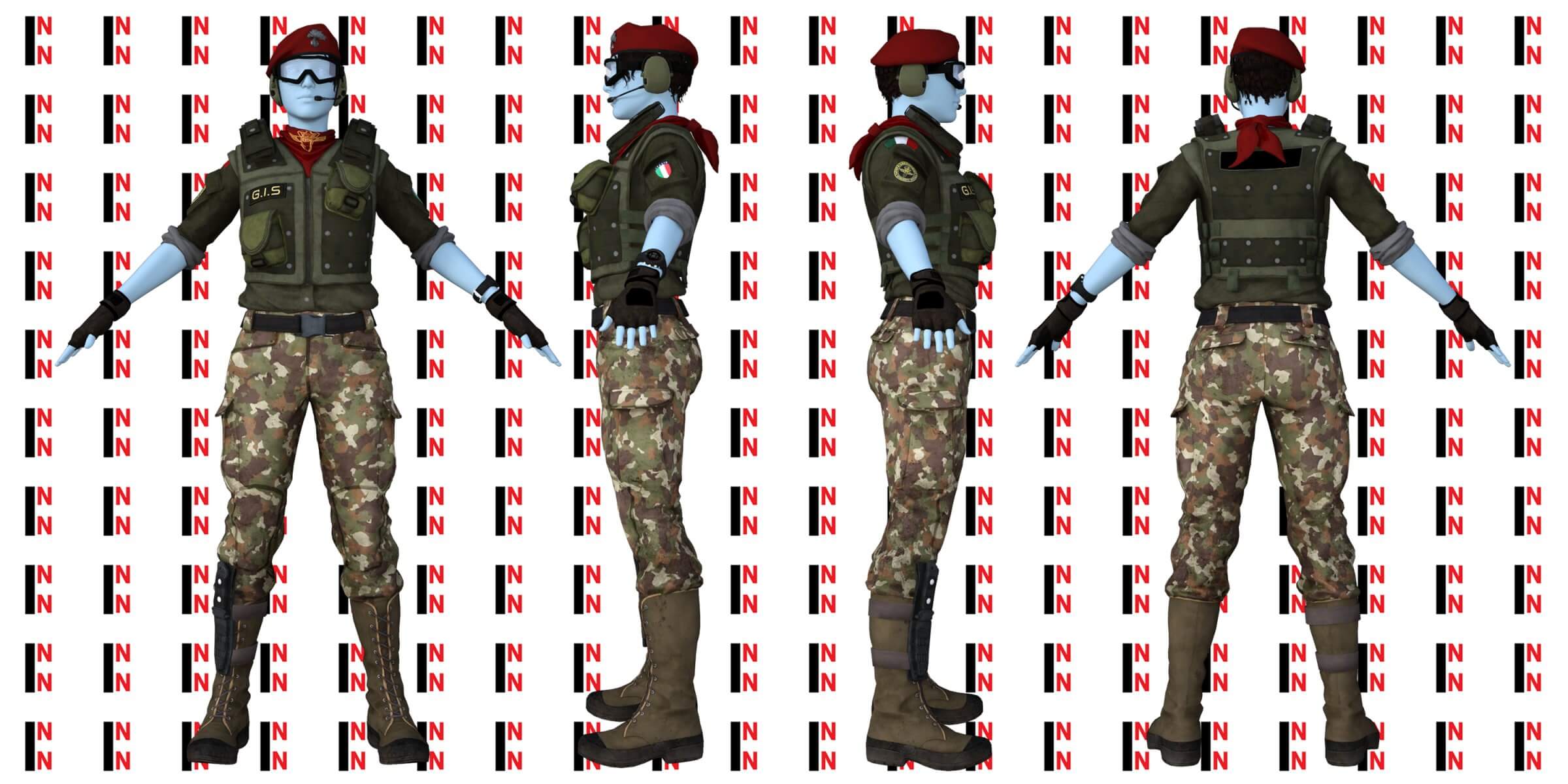 R6S Alibi Outfit For Genesis 8 Female - Daz Content by INN